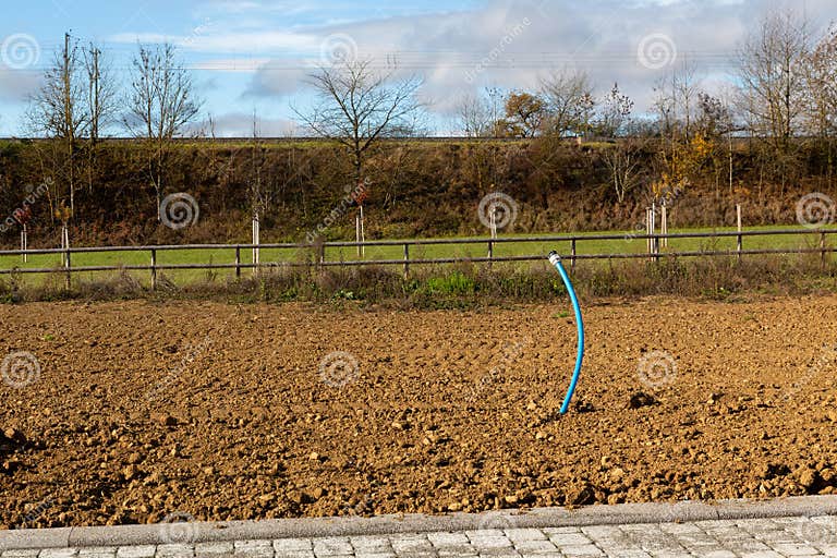 On the Construction Site - Undeveloped Building Site in the New ...