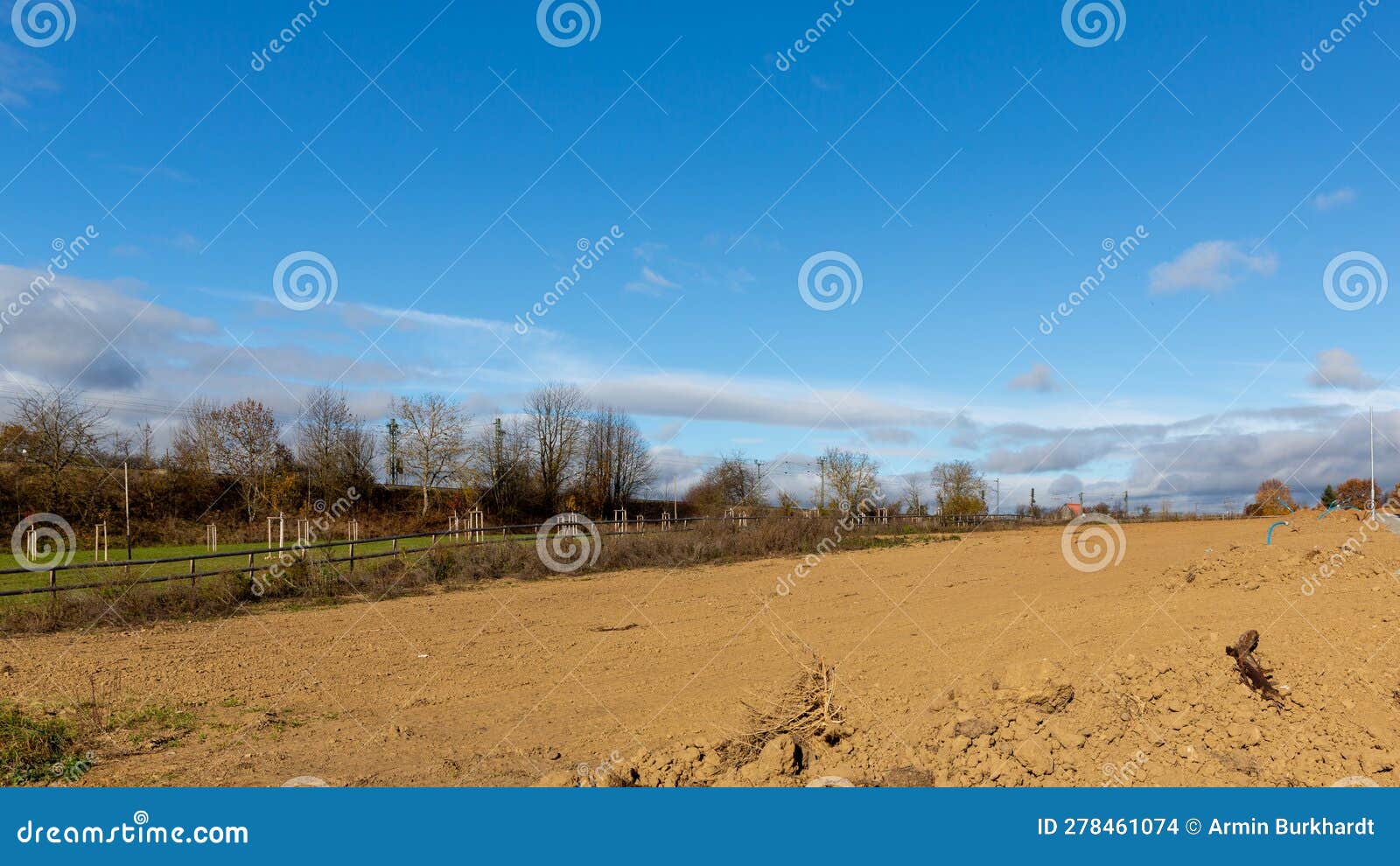 On the Construction Site - Undeveloped Building Site in the New ...