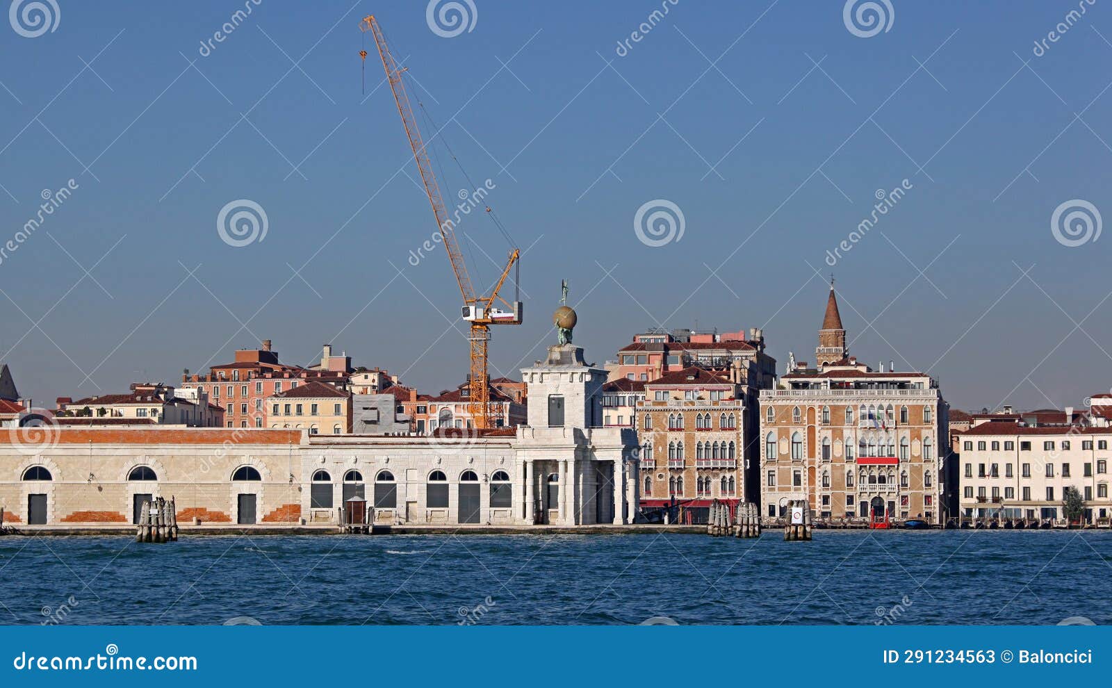 Construction Site Venice Winter Stock Image - Image of europe, works ...