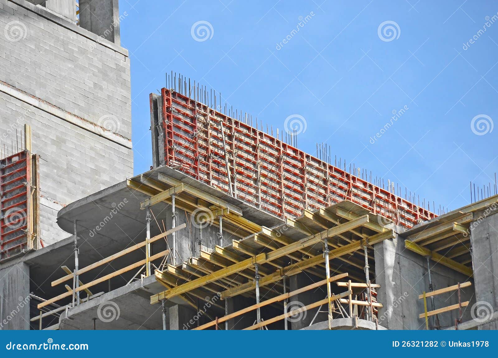 Construction site work stock photo. Image of house, equipment - 26321282