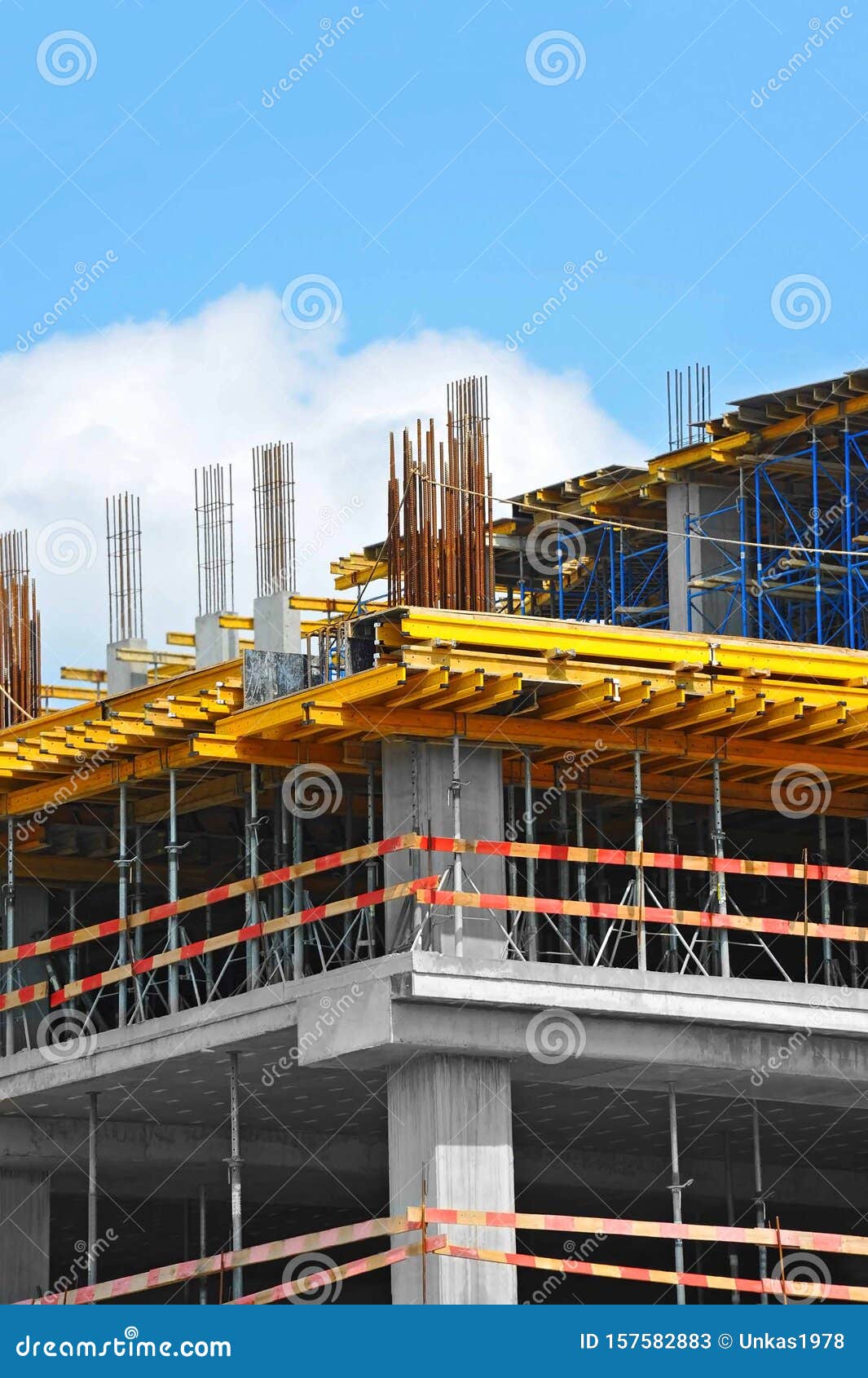 Construction site work stock image. Image of mortgage - 157582883