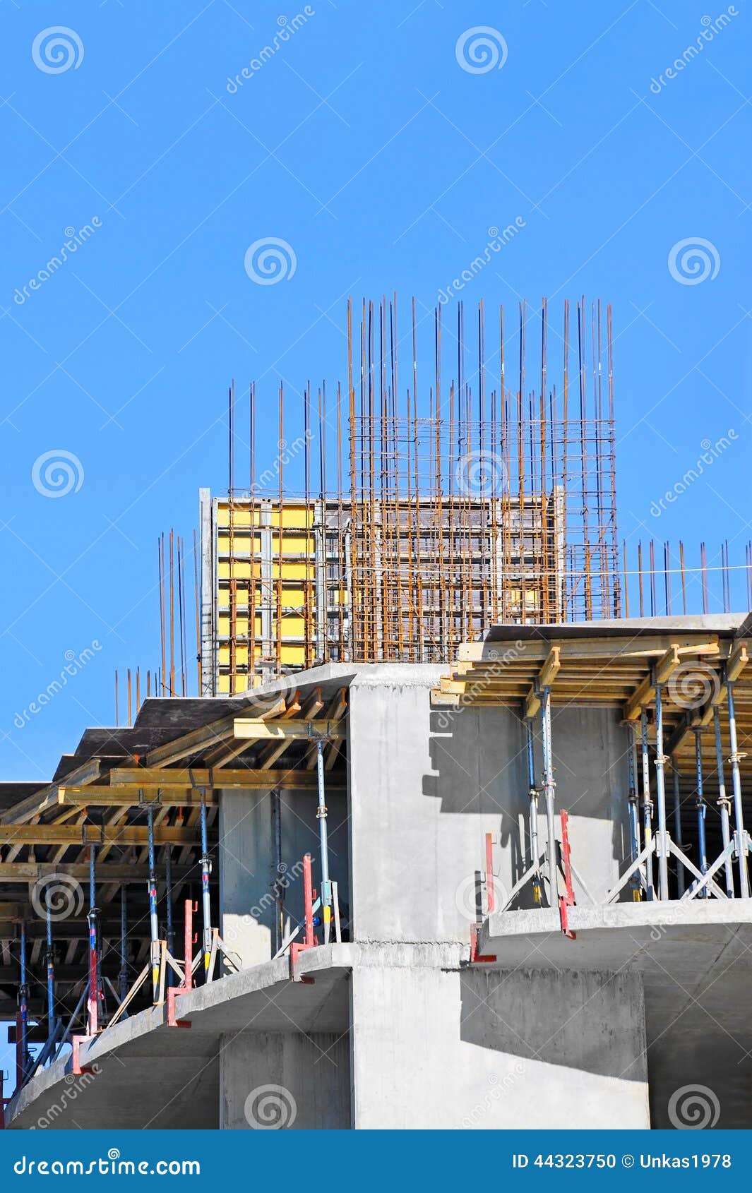 Construction site work stock photo. Image of brick, engineering - 44323750