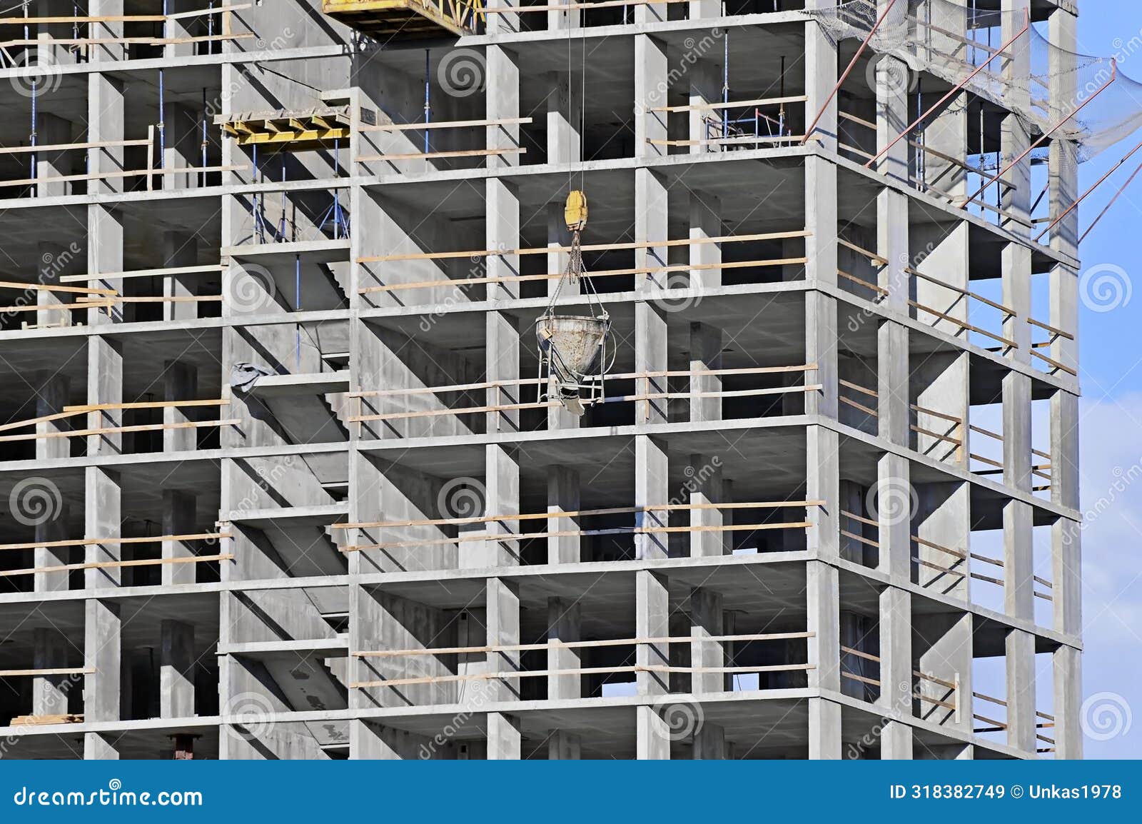 Construction site work stock image. Image of estate - 318382749