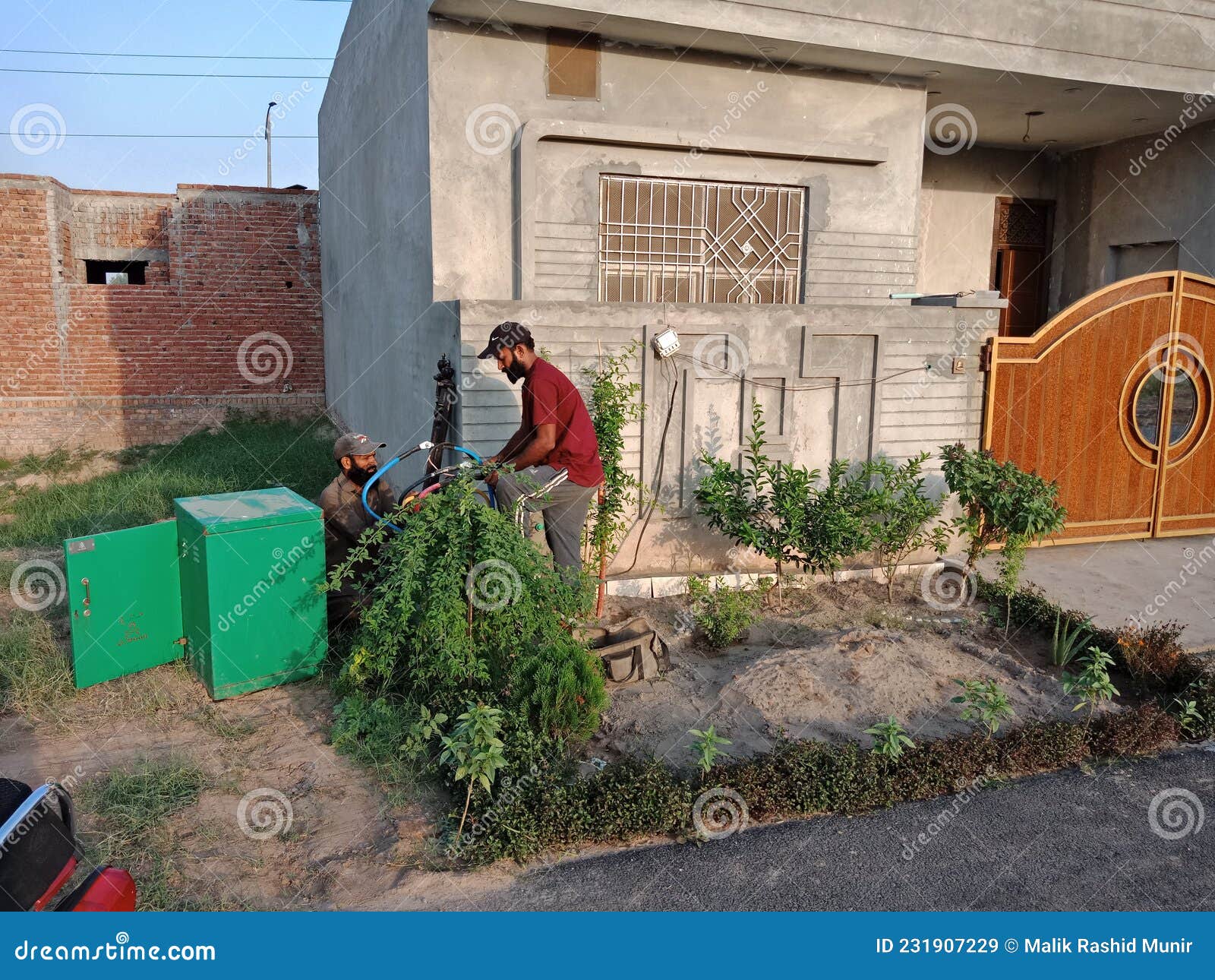 Electrical Works on LV Power Lines Editorial Stock Image - Image of ...