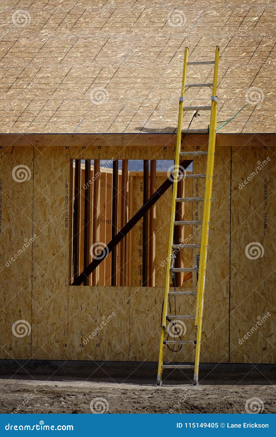 Yellow Ladder Royalty-Free Stock Photography | CartoonDealer.com #27091991