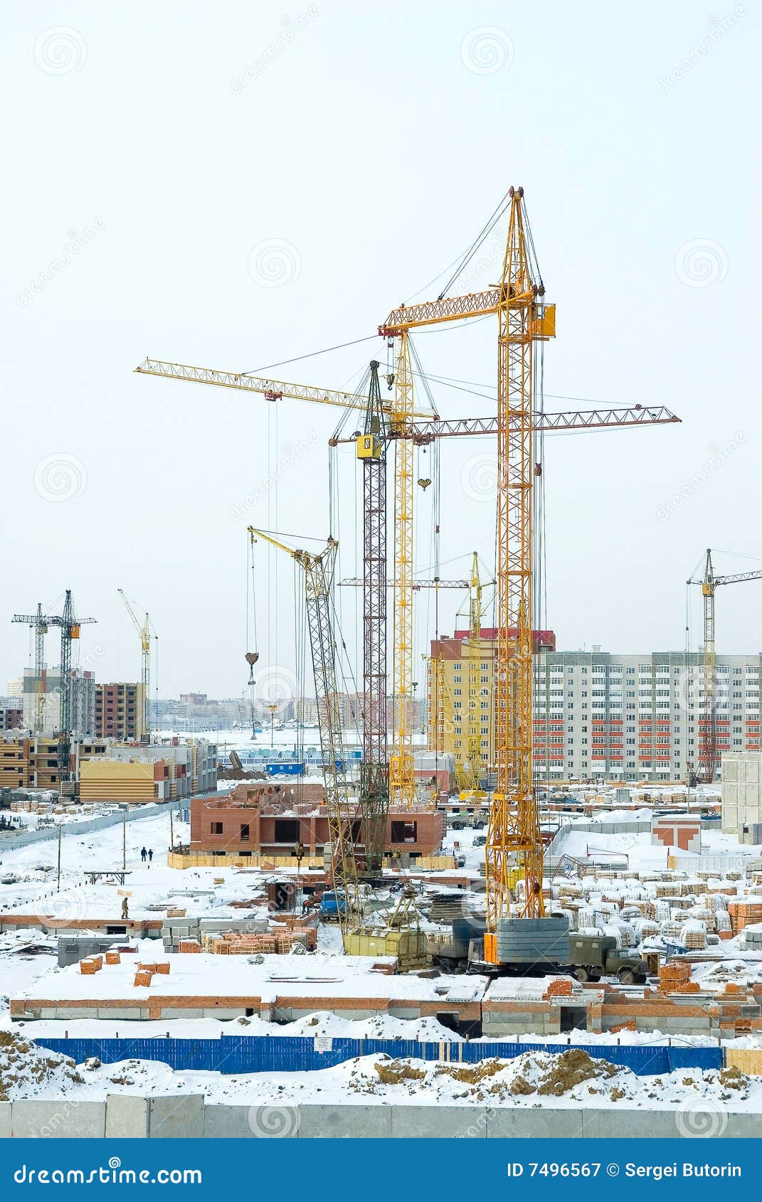 Construction sites stock image. Image of real, occupation - 7496567