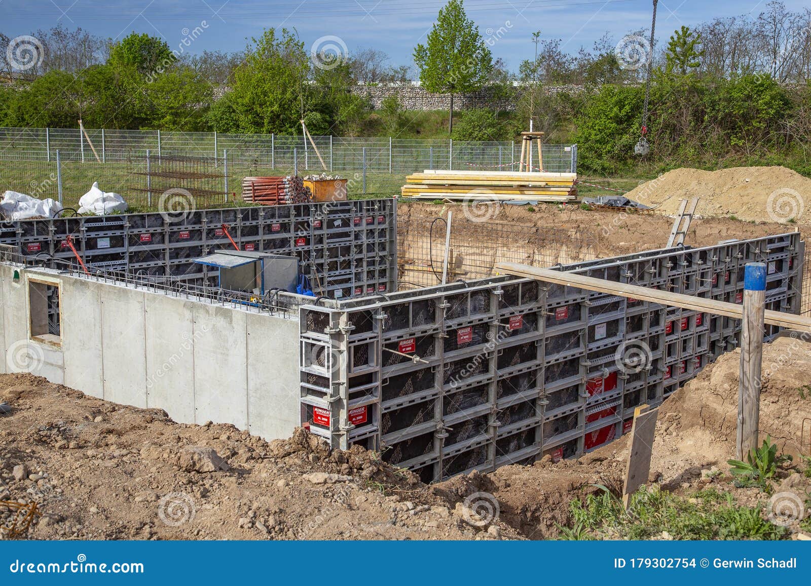 House Construction in the New Development Area, Germany Editorial Stock ...