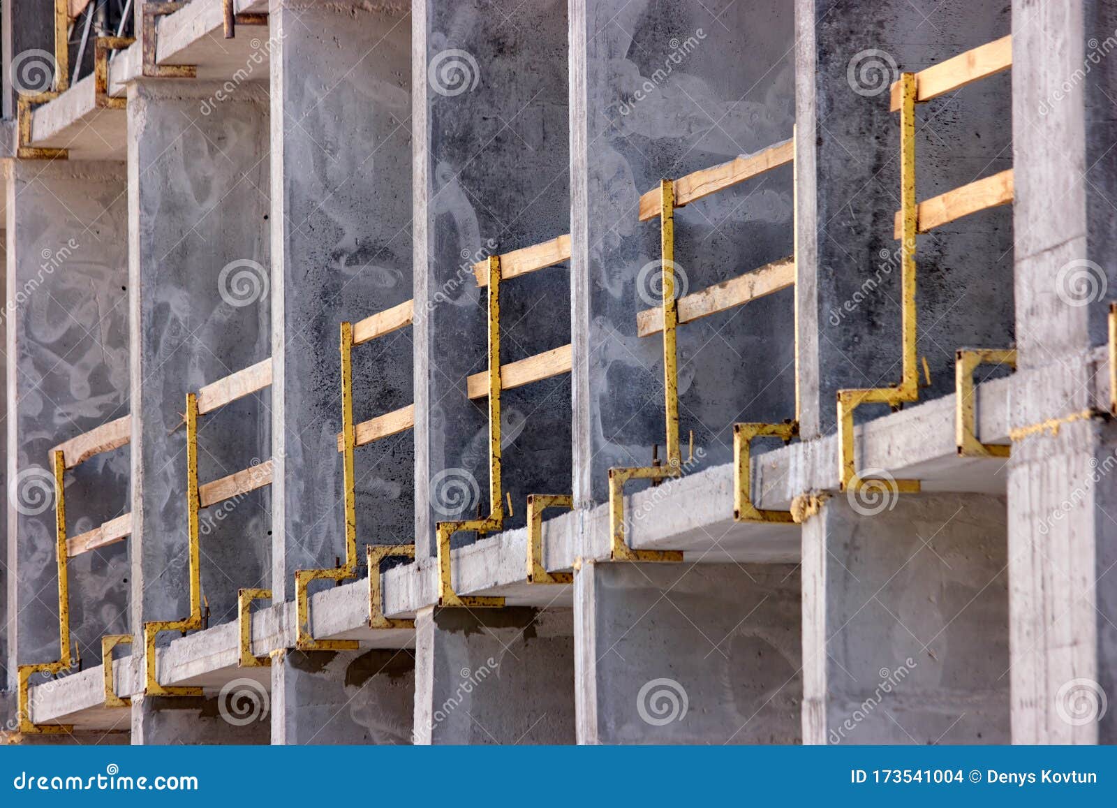 Construction Skyscraper Sectors. Stock Photo - Image of business ...