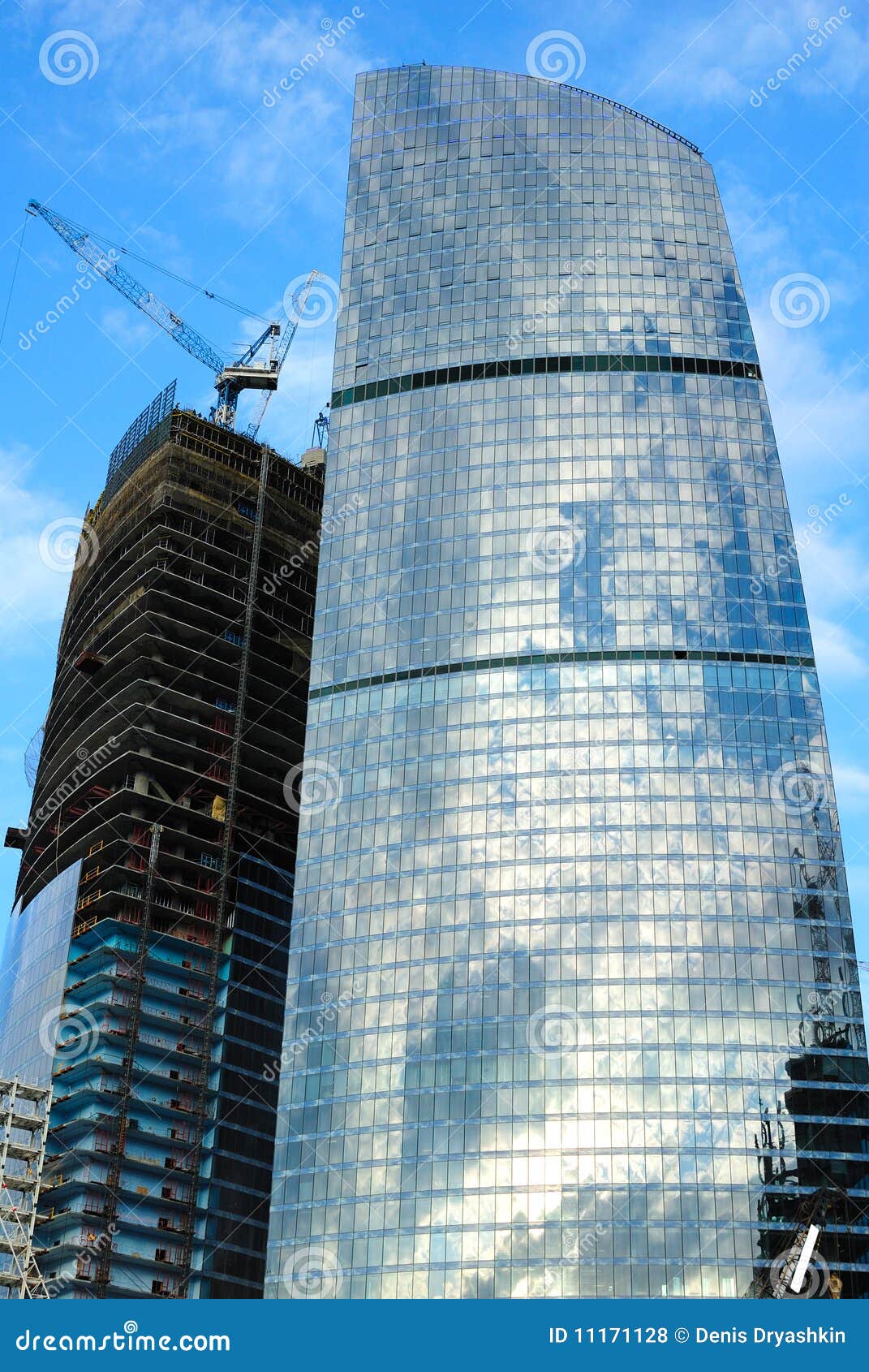 Construction of Skyscrapers Stock Photo - Image of office, modern: 11171128