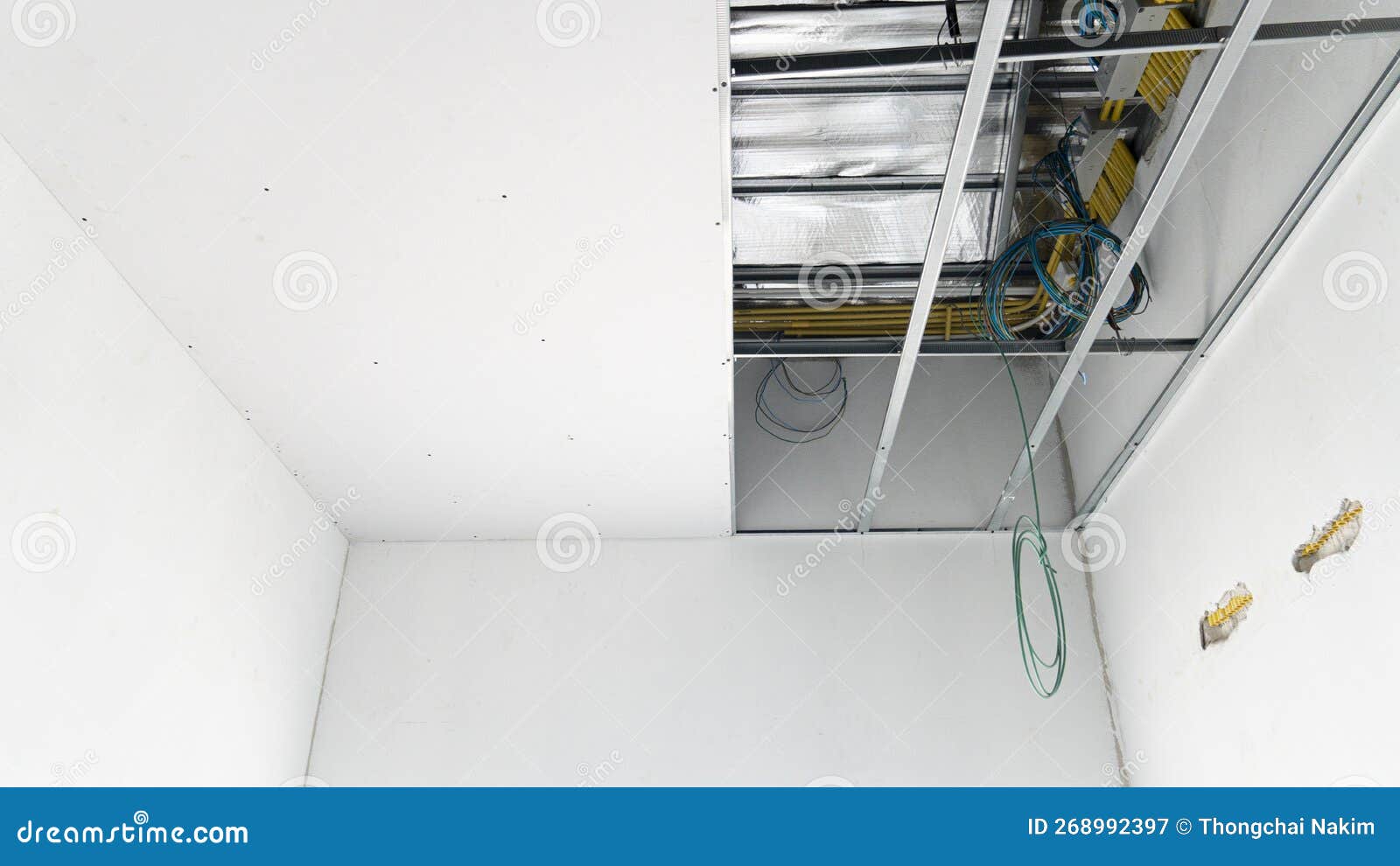 Construction of the Smooth Ceiling and Walls Has Not yet Been Completed ...