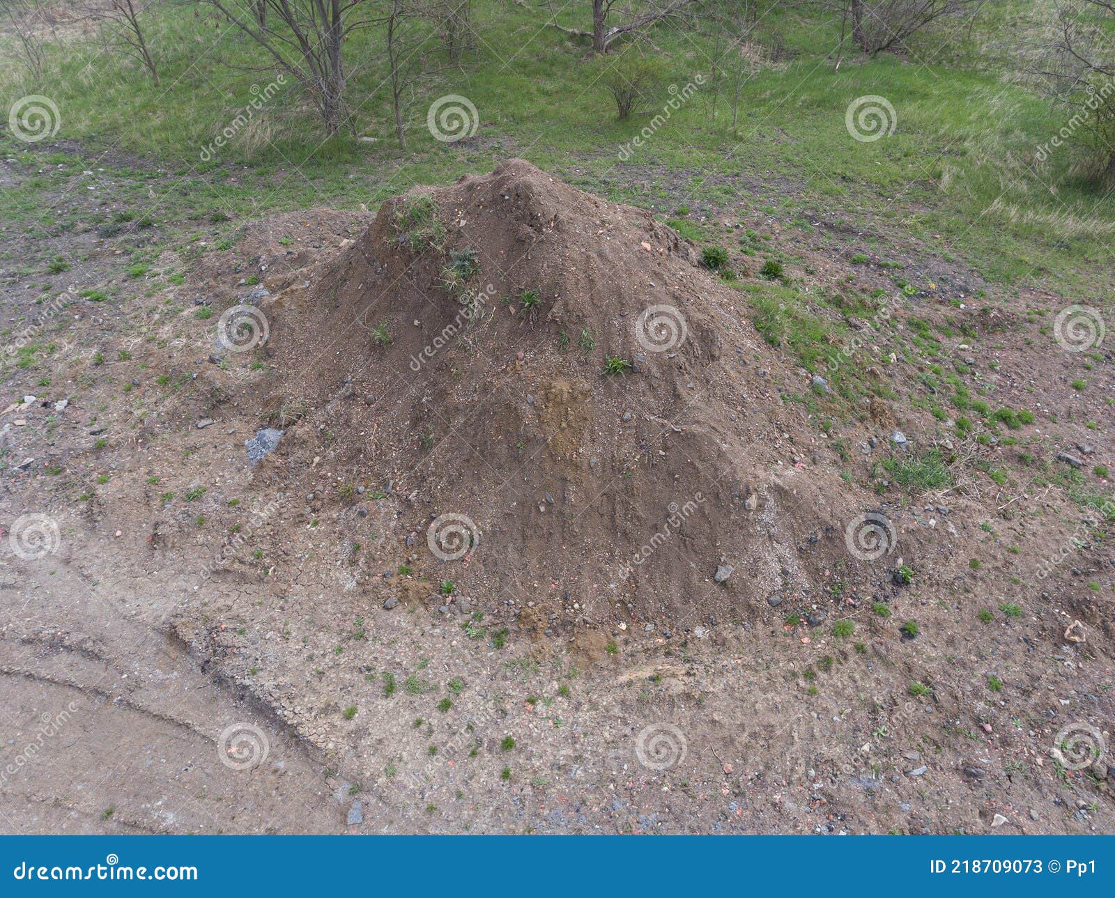 Construction soil mud heap stock image. Image of organic - 218709073