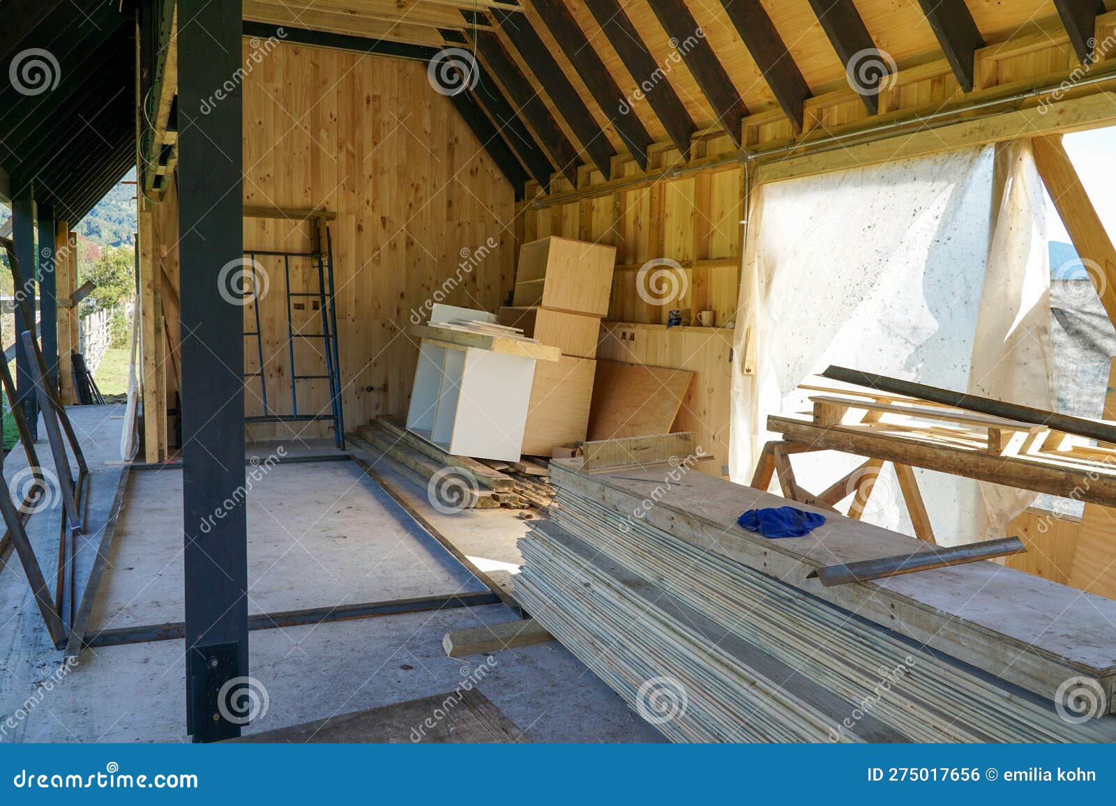 Construction space stock photo. Image of site, engineering - 275017656