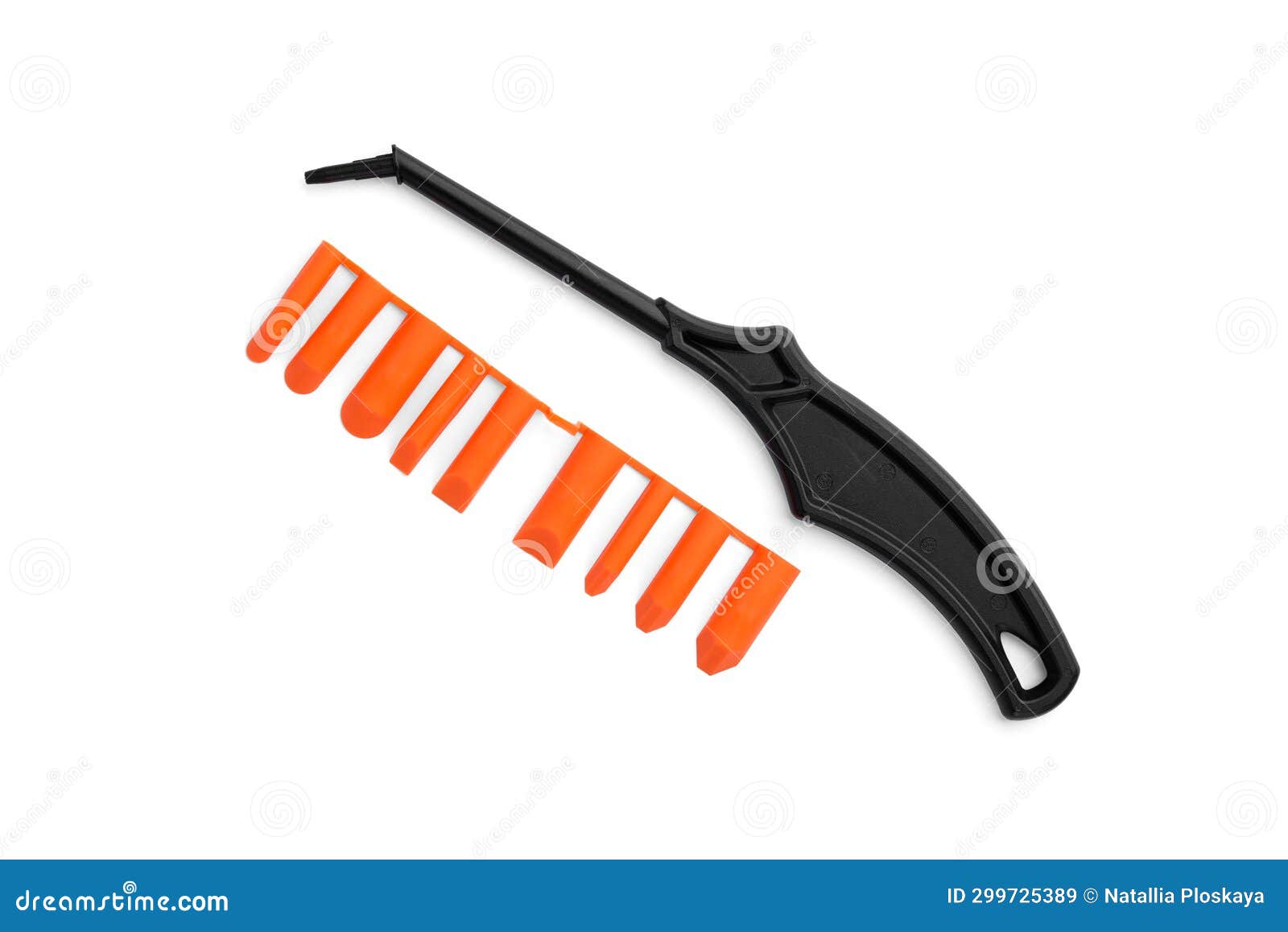 Construction Spatula for Sealant and Silicone Isolated on White ...