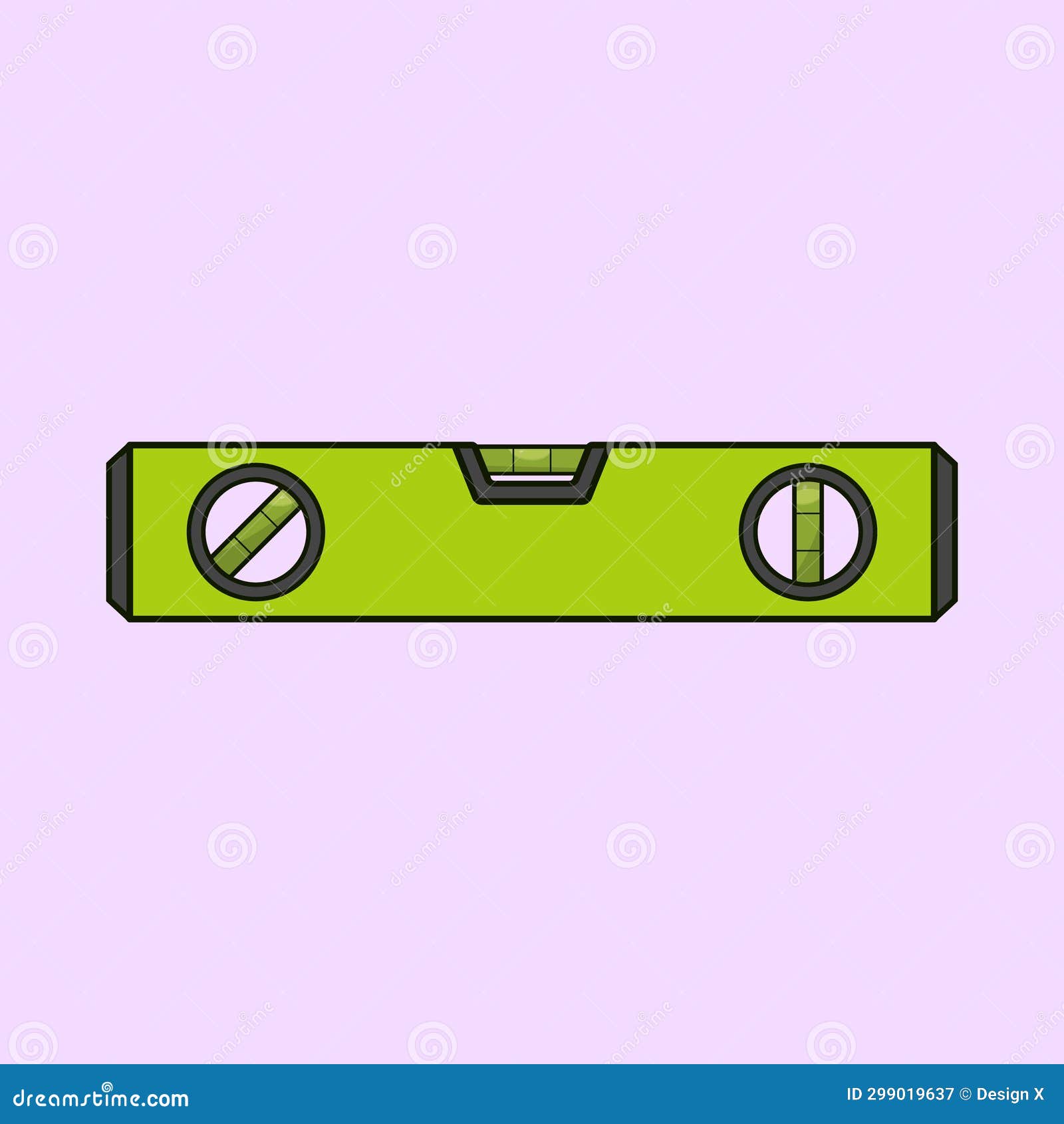 Construction Spirit Level Illustration Vector Icon Bubble Level Vector ...