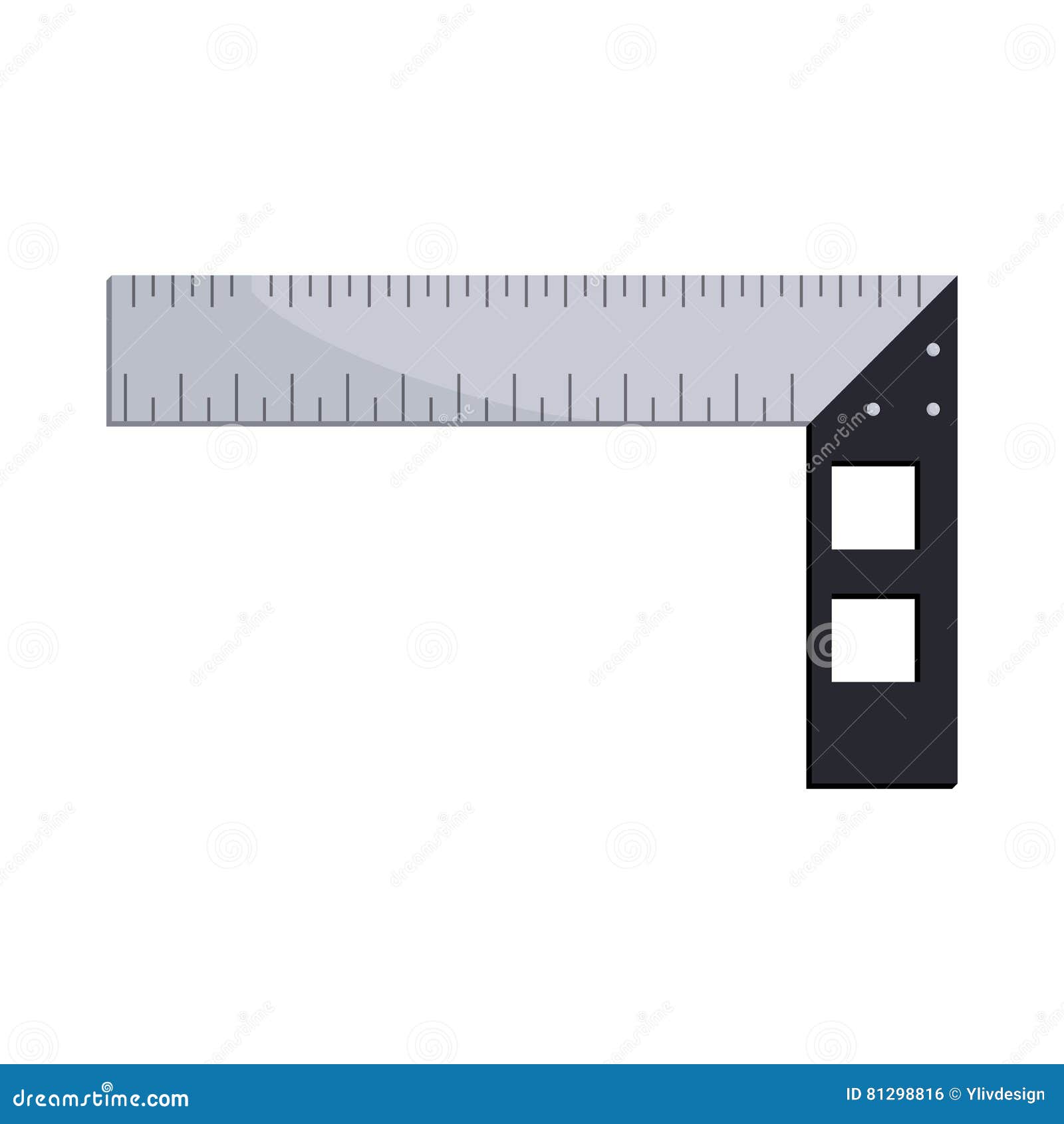 Construction Square Triangle Icon, Cartoon Style Royalty-Free Stock ...