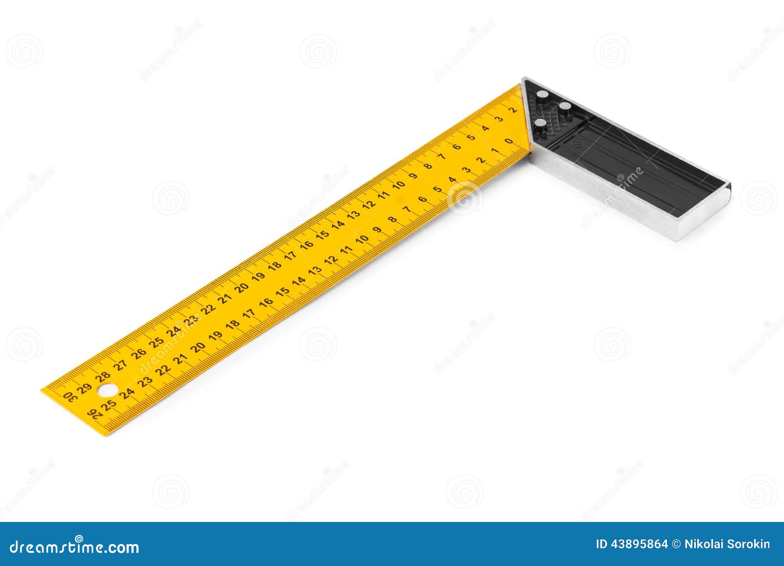Construction Square Triangle Ruler Stock Photo - Image: 43895864