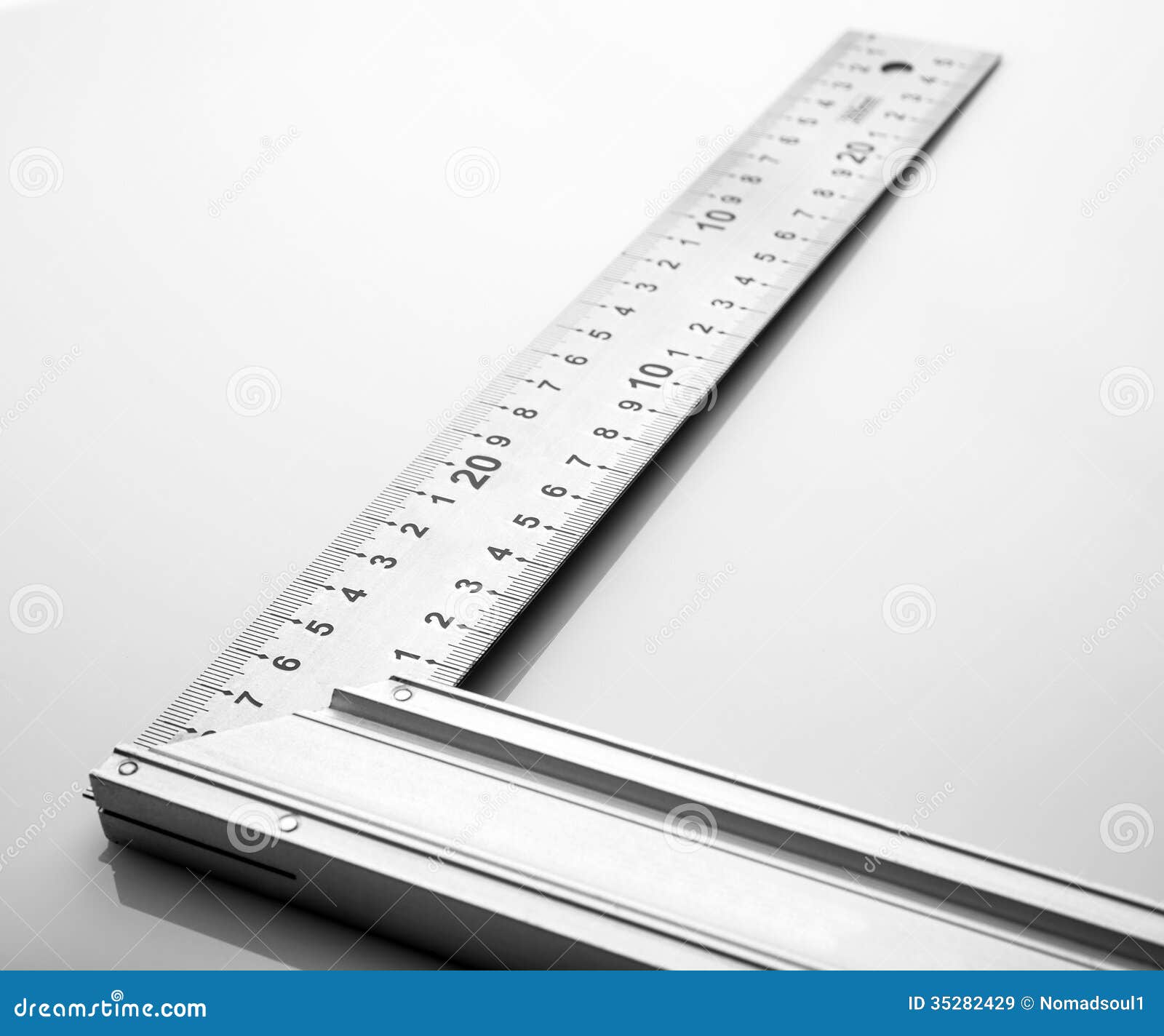 Construction Square Triangle Ruler Stock Photography | CartoonDealer ...