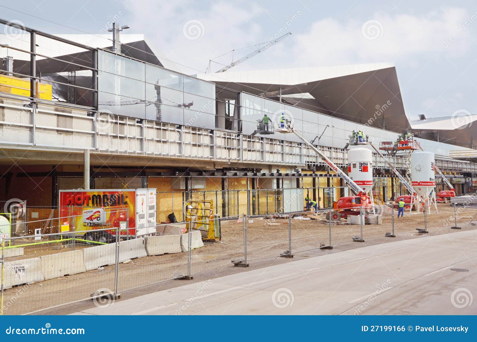 Construction of station editorial photo. Image of development - 27199166