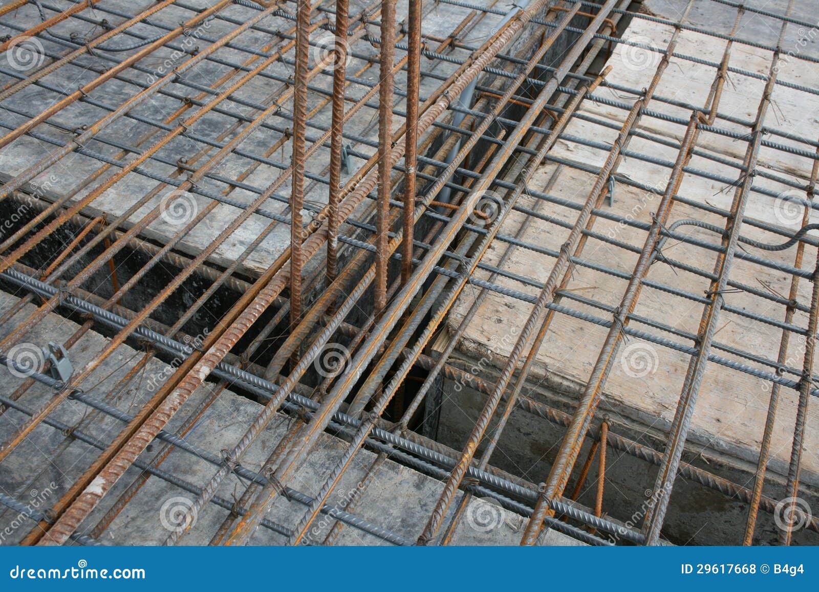Construction steel bars stock photo. Image of iron, metallic - 29617668