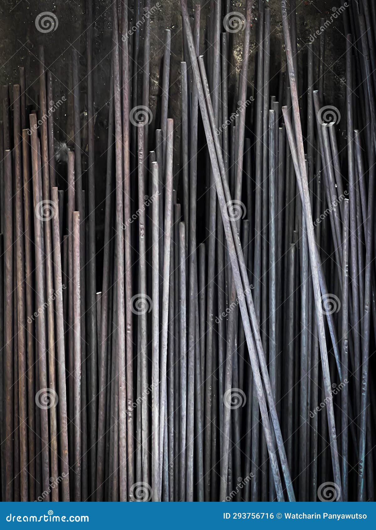 The Construction Steel Bars Stacked. Stock Photo - Image of tool, labor ...