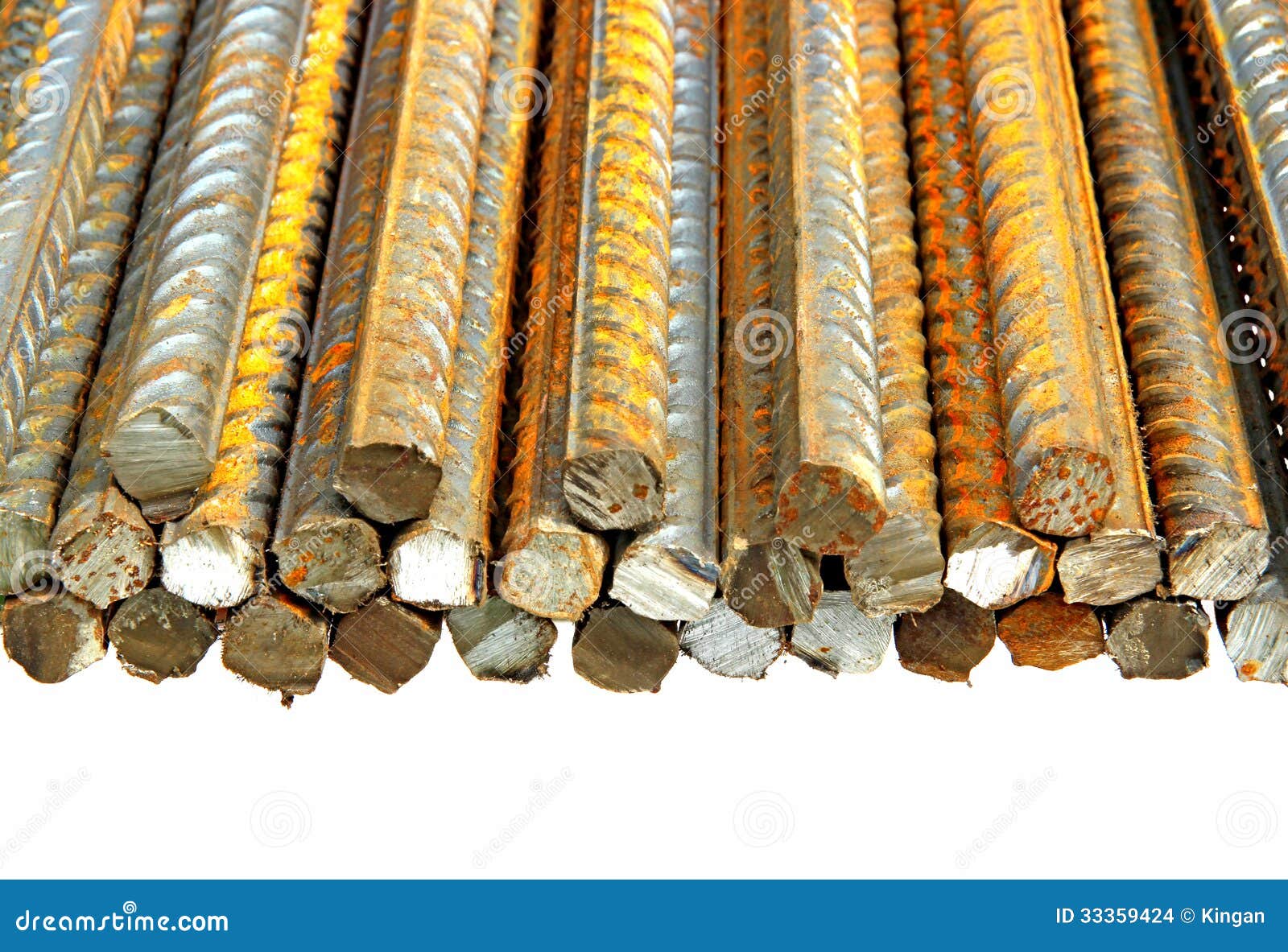 Construction Steel Reinforcement Stock Photo - Image of iron, rusted ...