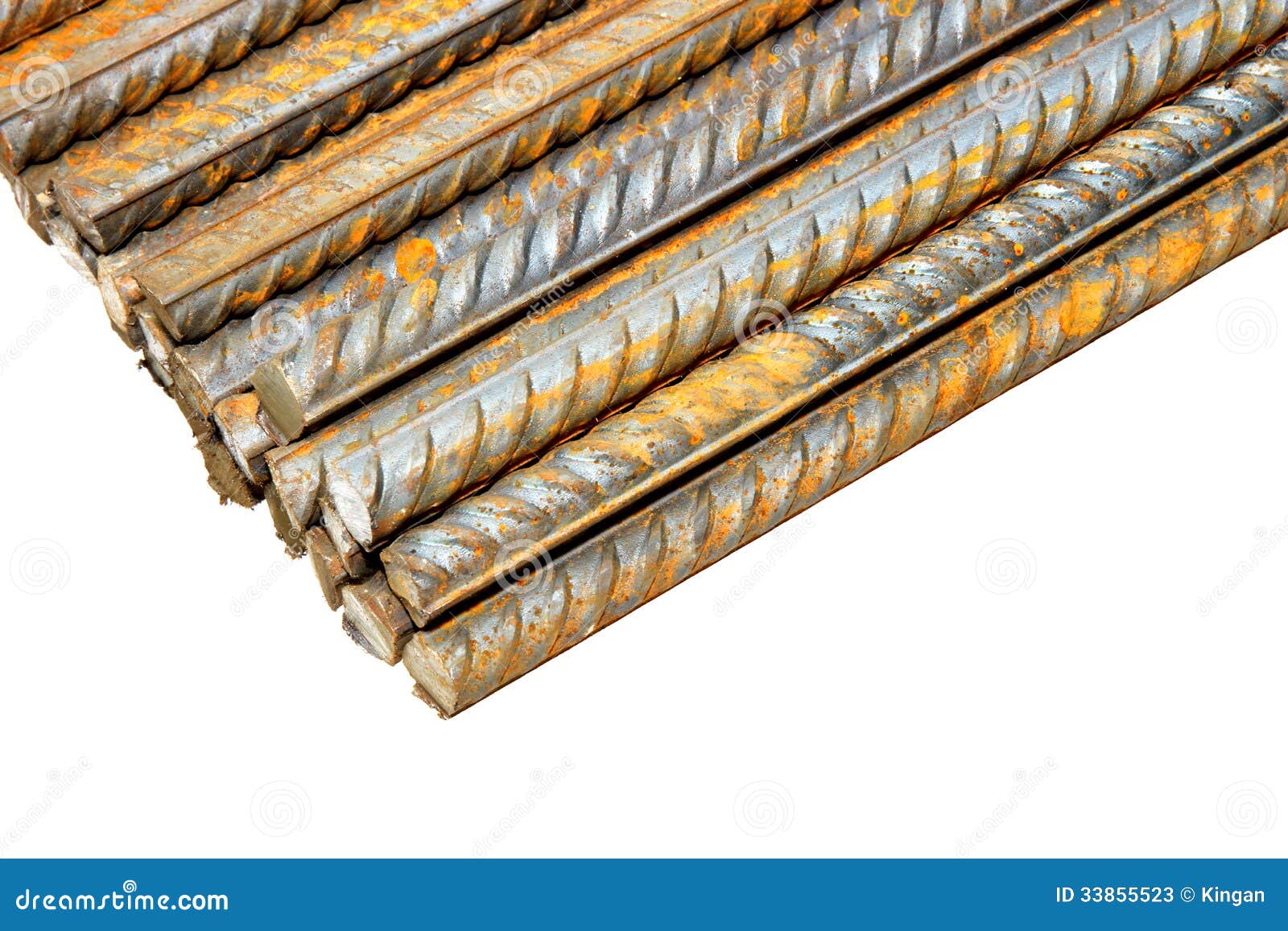 Construction Steel Reinforcement Isolated Stock Image - Image of ...