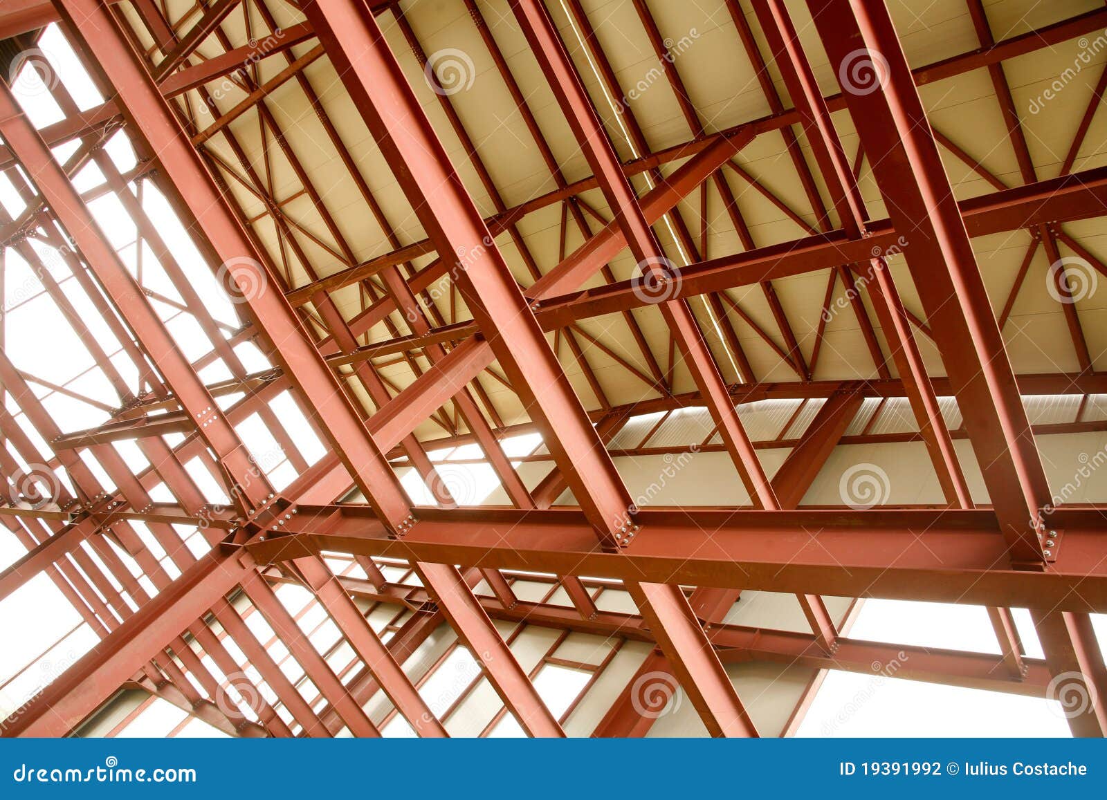 Construction Steelwork stock photo. Image of joint, beam - 19391992