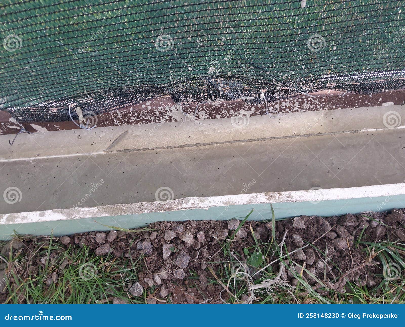 Construction of a Strip Foundation for a Fence Stock Photo - Image of ...