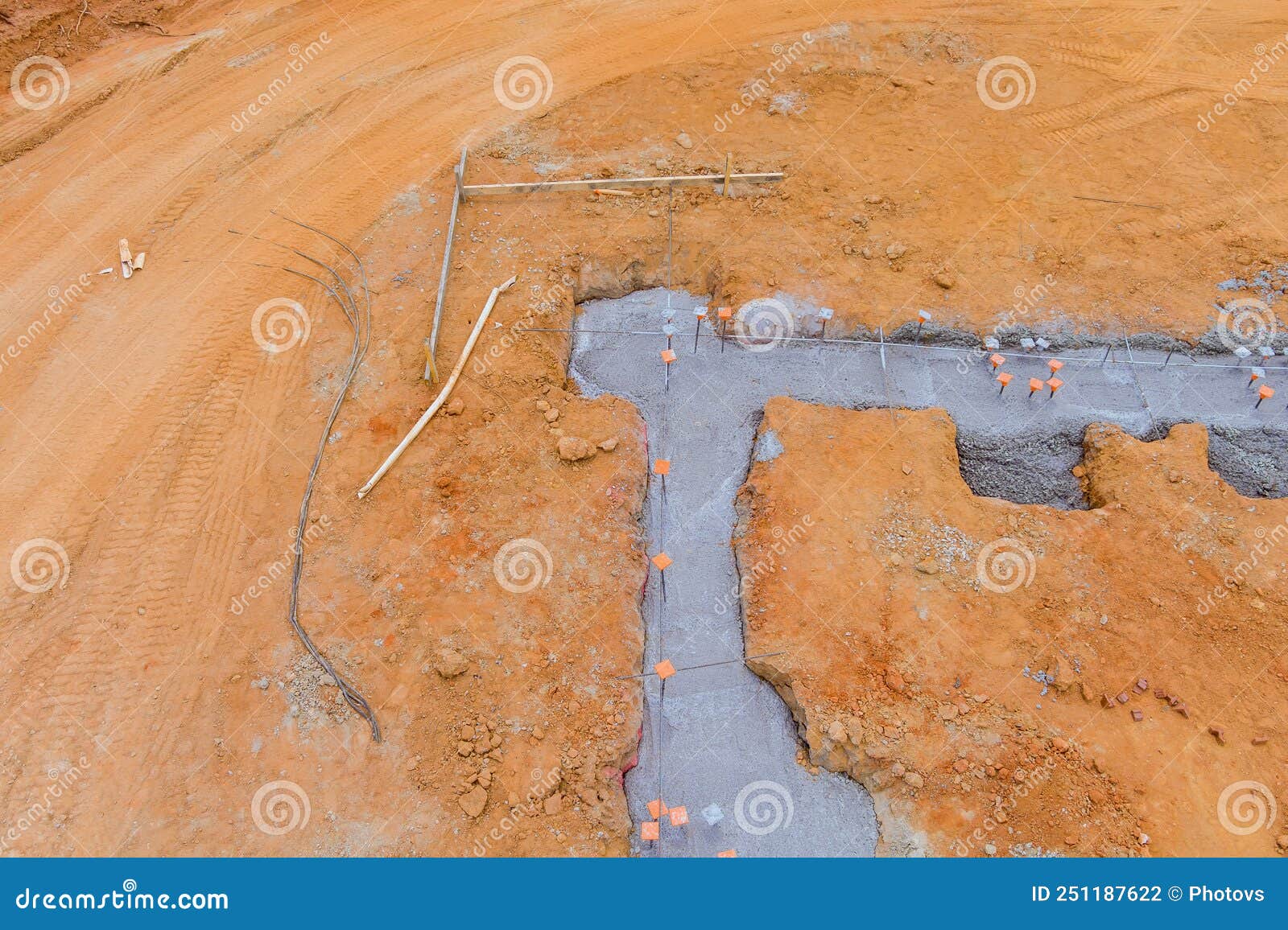 Construction of Strip Foundation Reinforcement Frame on Reinforced ...