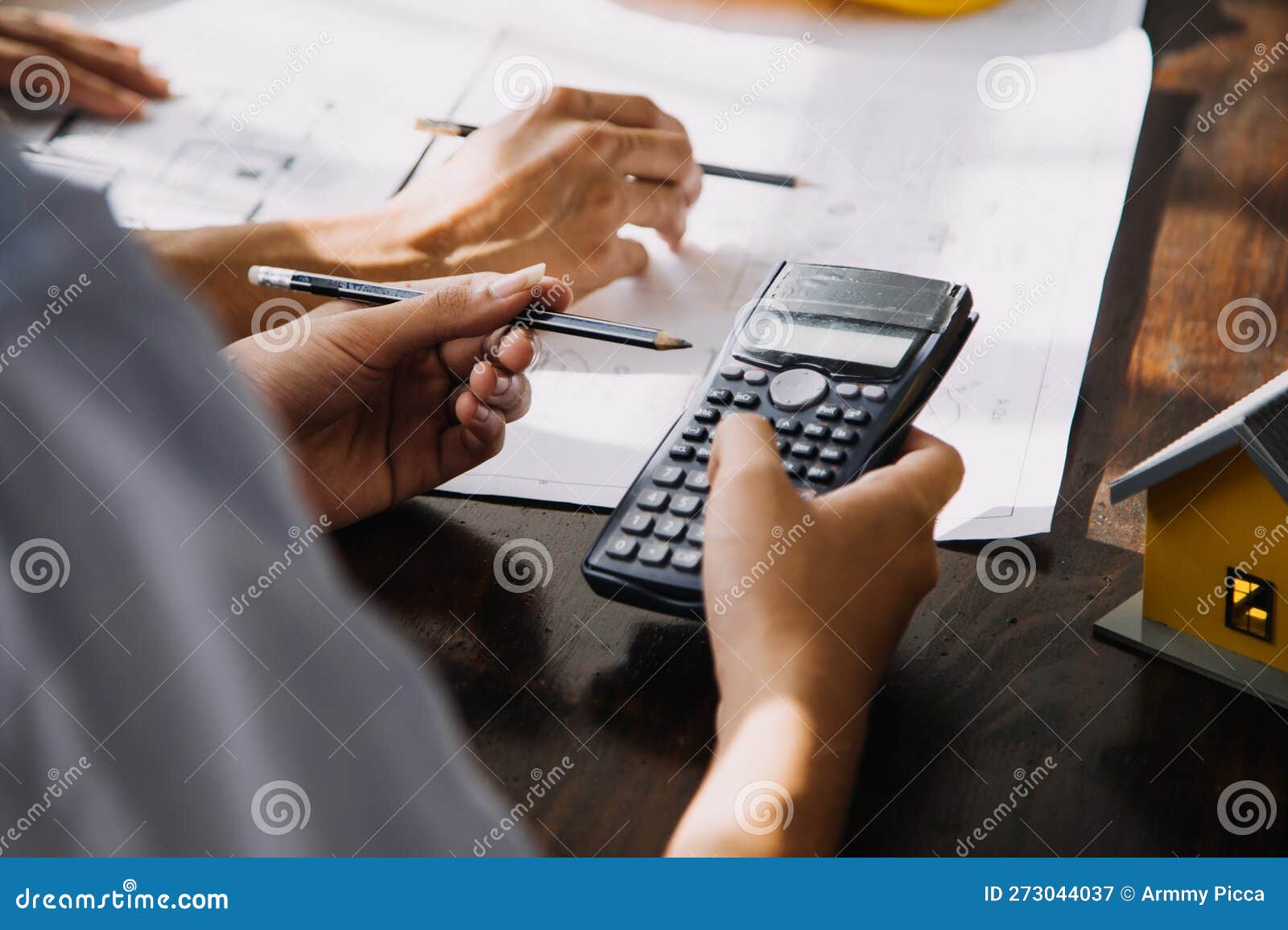 Construction and Structure Concept of Engineer or Architect Meeting for ...