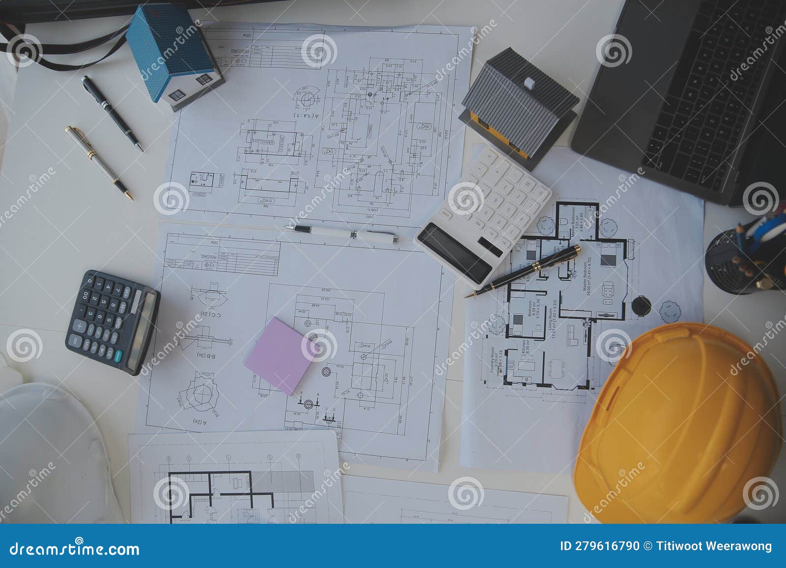 Construction and Structure Concept of Engineer Working Drawing on ...
