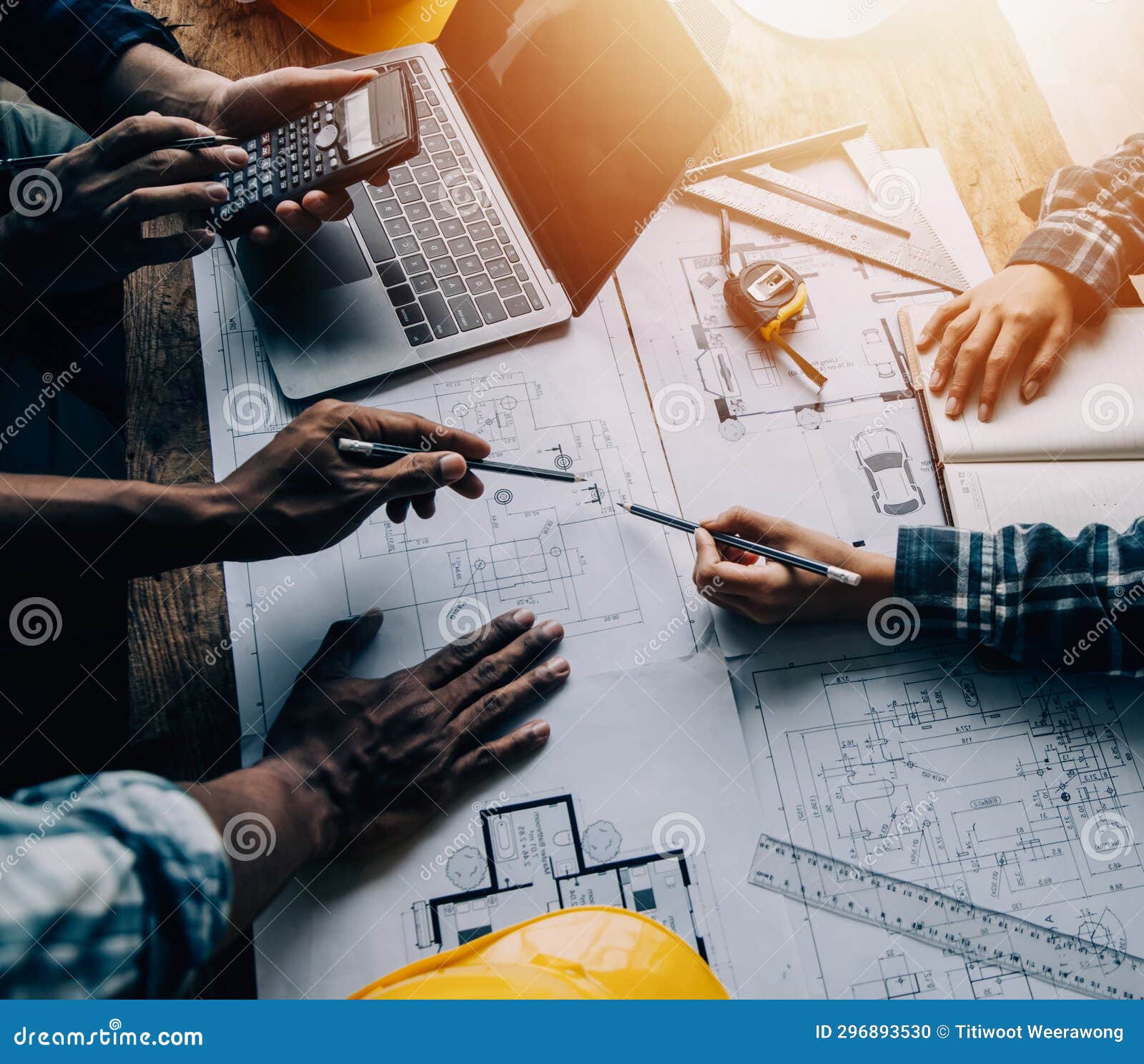 Construction and Structure Concept of Engineer Working Drawing on ...