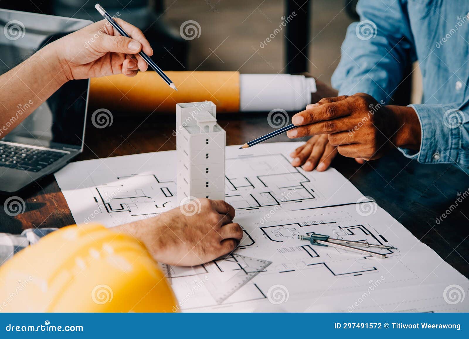 Construction and Structure Concept of Engineer Working Drawing on ...
