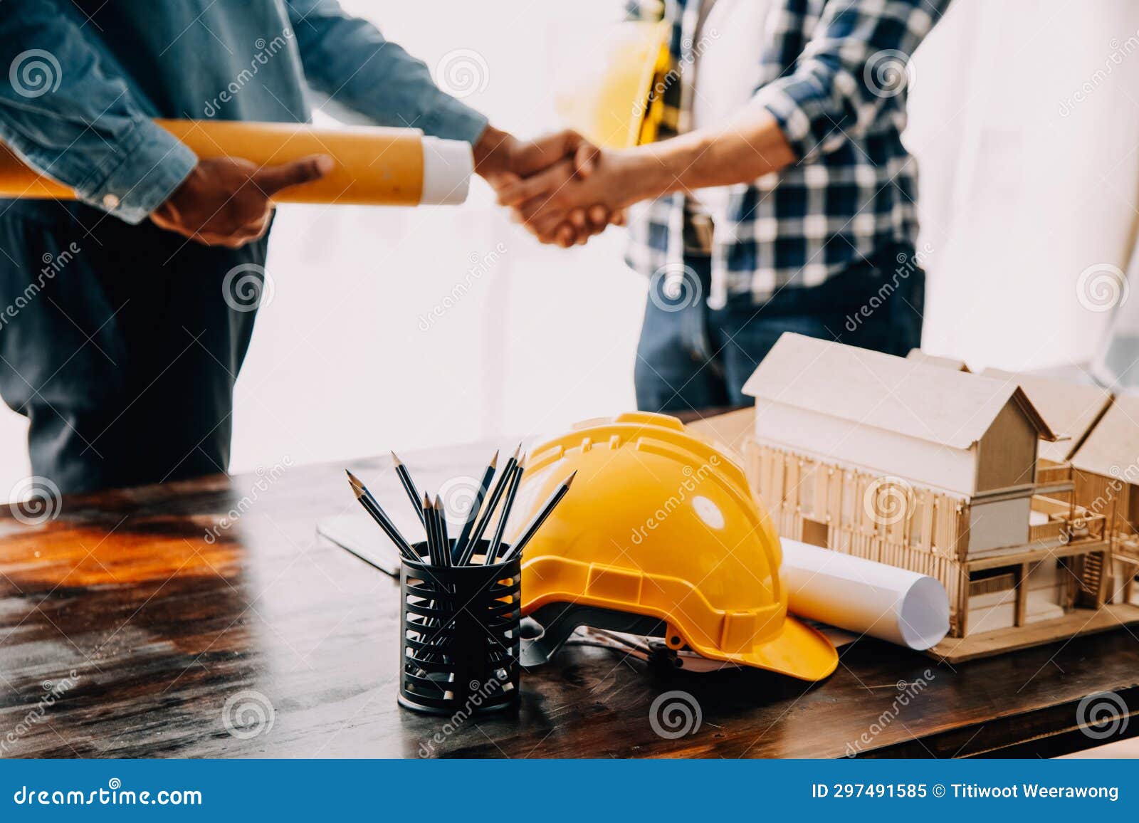 Construction and Structure Concept of Engineer Working Drawing on ...