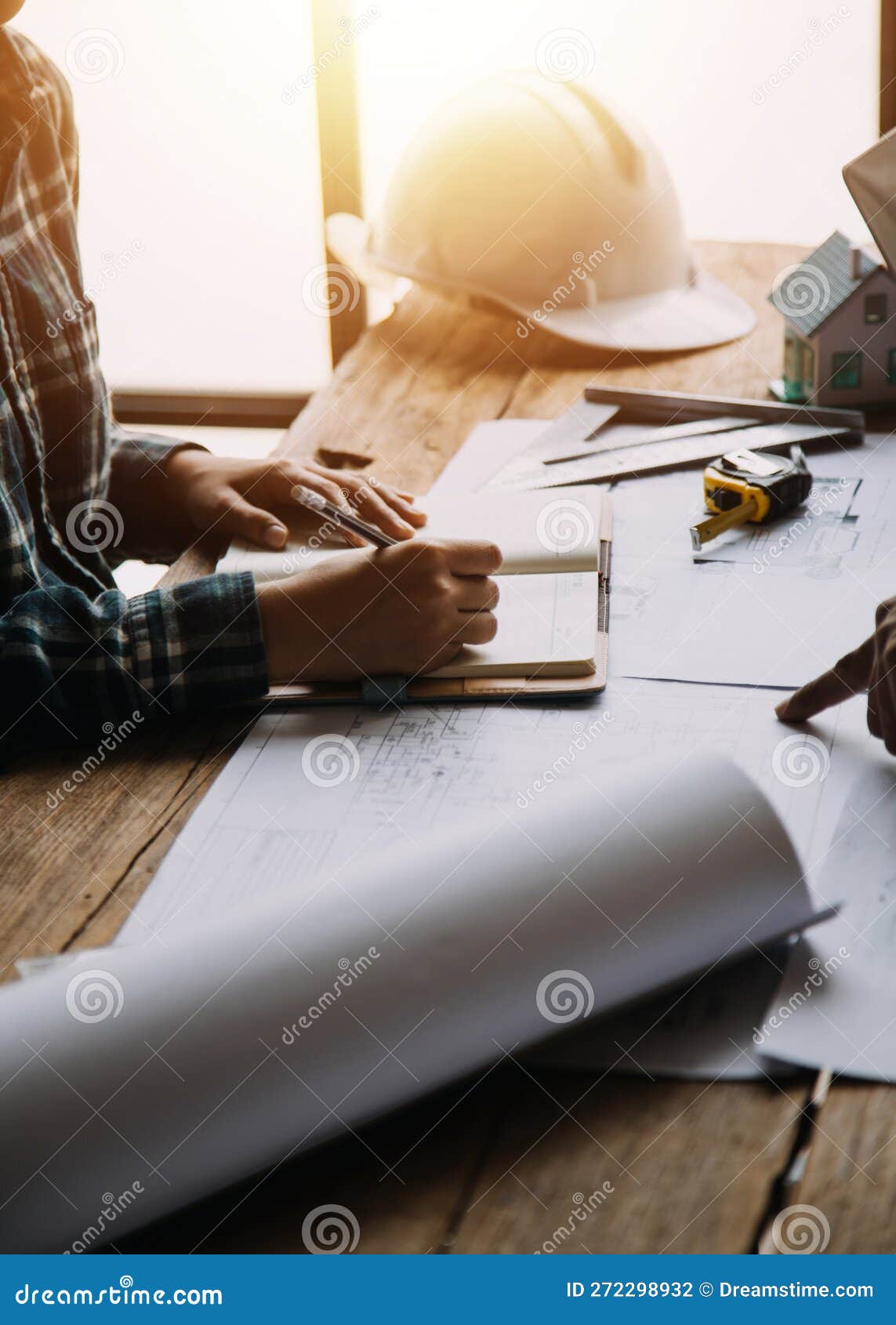 Construction and Structure Concept of Engineer Working Drawing on ...