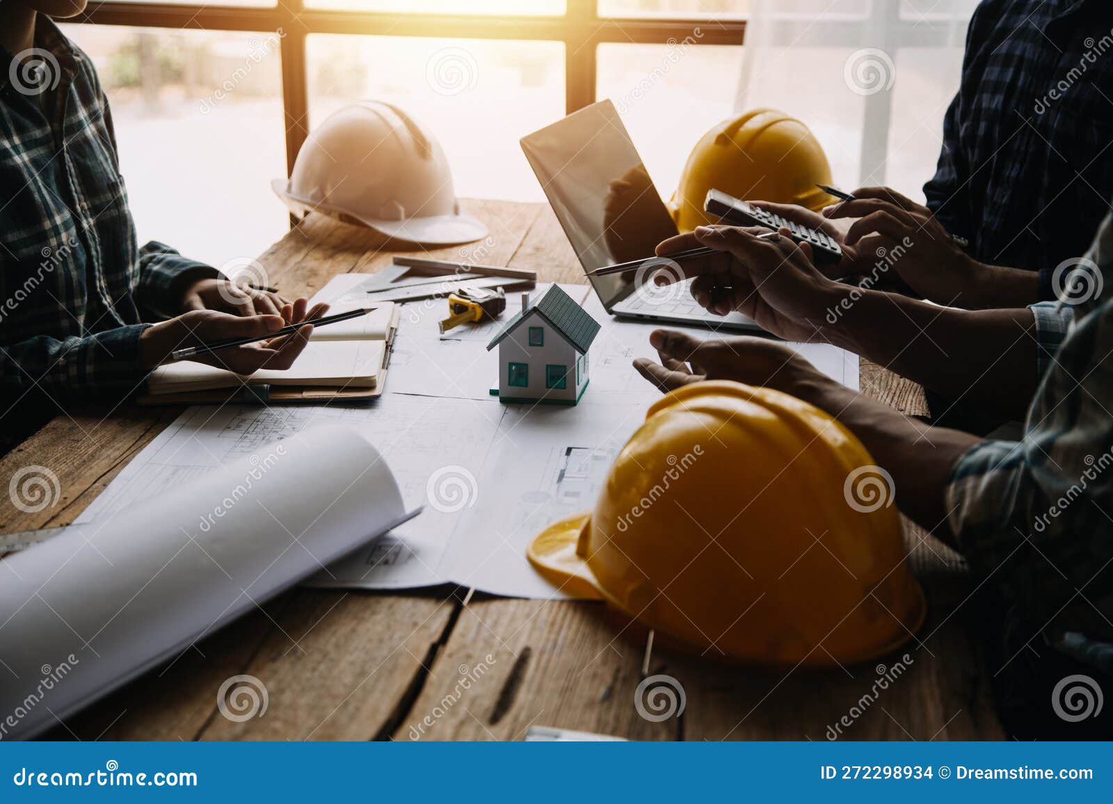 Construction and Structure Concept of Engineer Working Drawing on ...