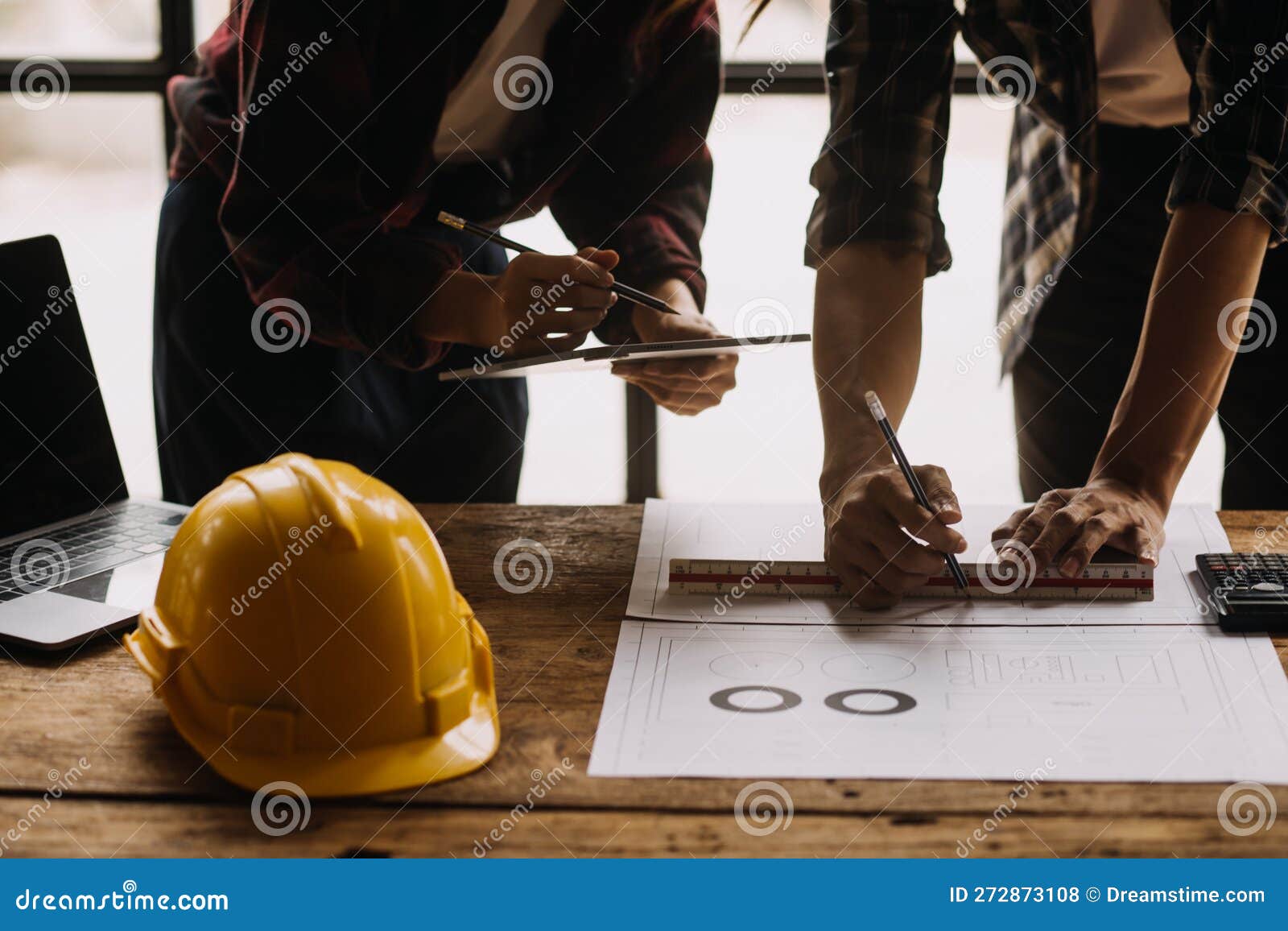 Construction and Structure Concept of Engineer Working Drawing on ...