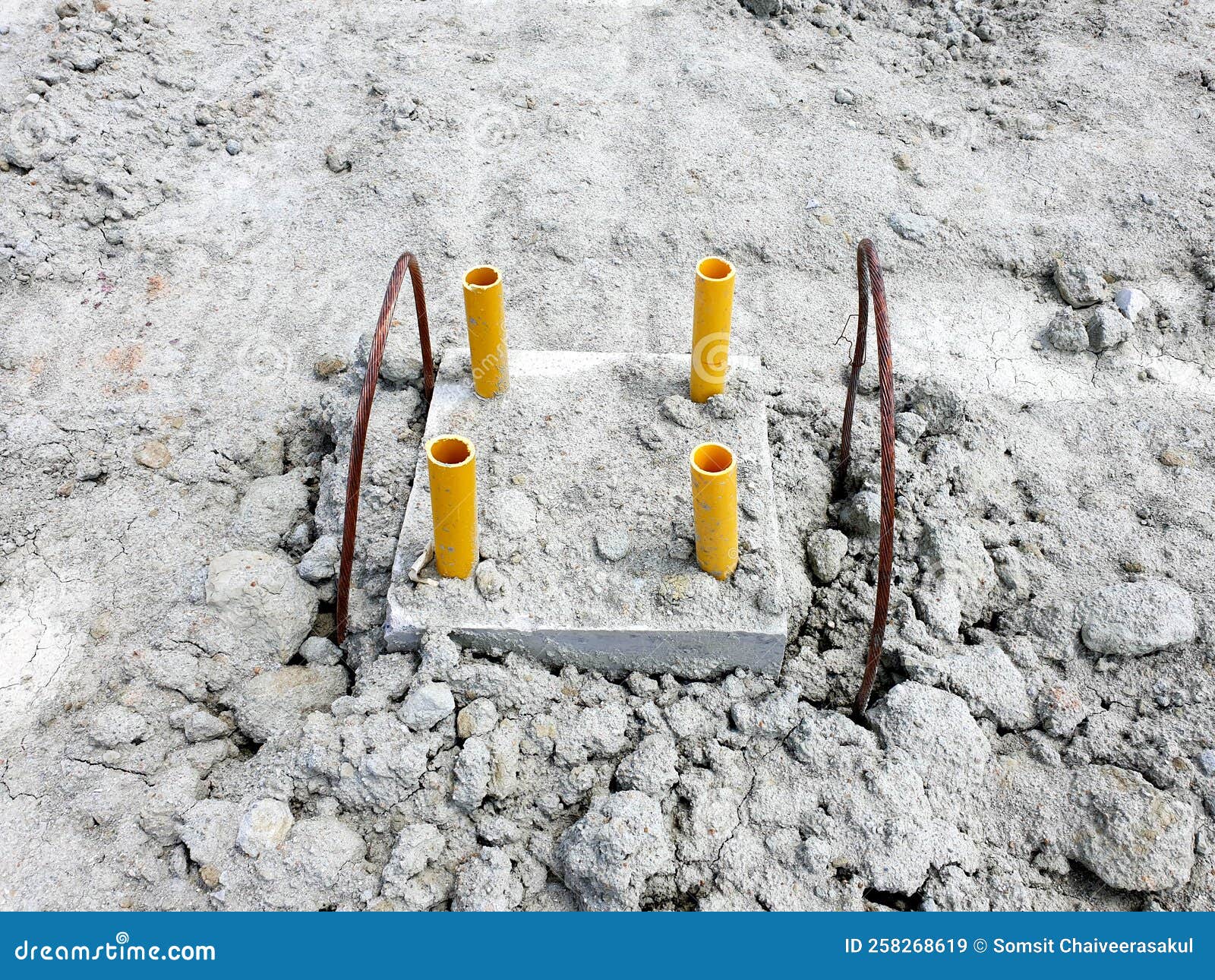 Base Plate Connection with Grounding Cable for Steel Structure of 115kV ...