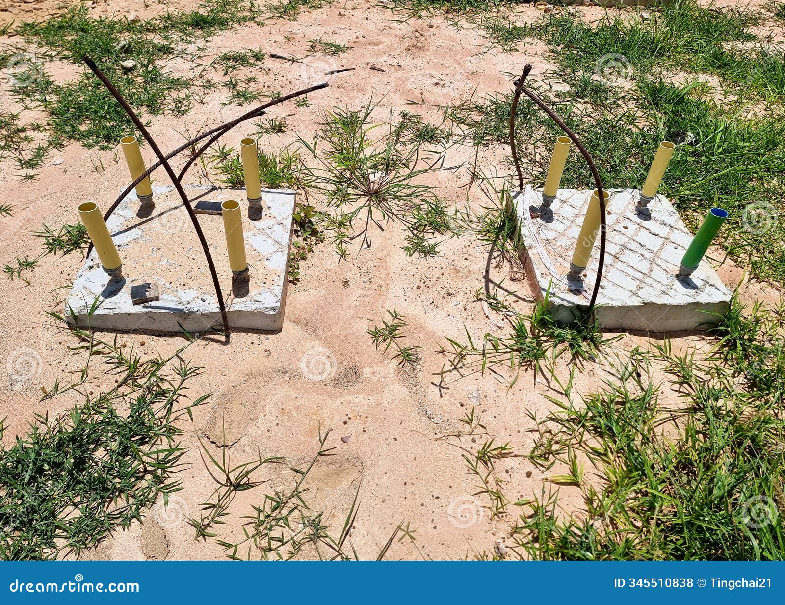 Base Plate Connection with Grounding Cable for Steel Structure of 115kV ...