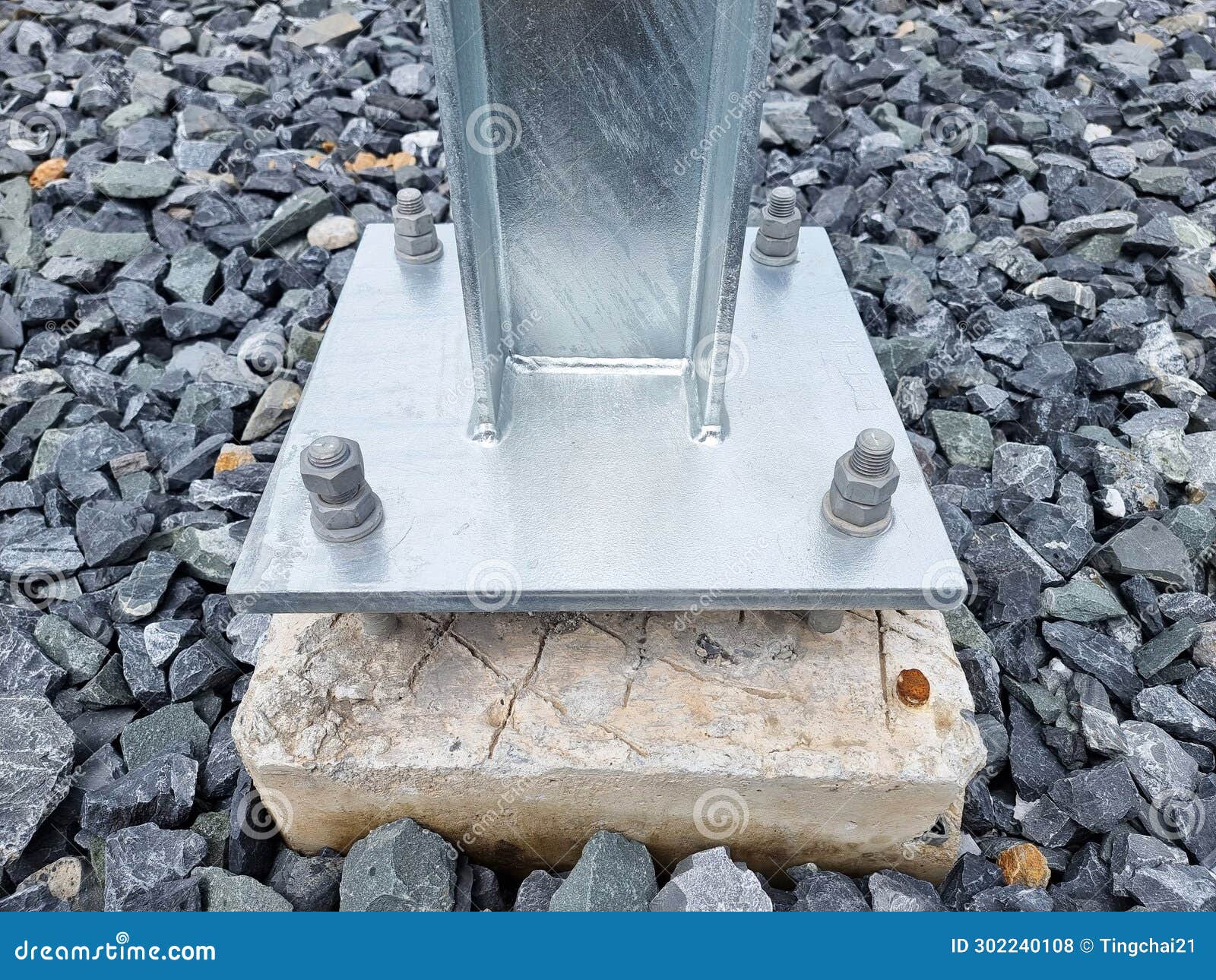 Base Plate Connection for Steel Structure of 115kV Electrical Equipment ...