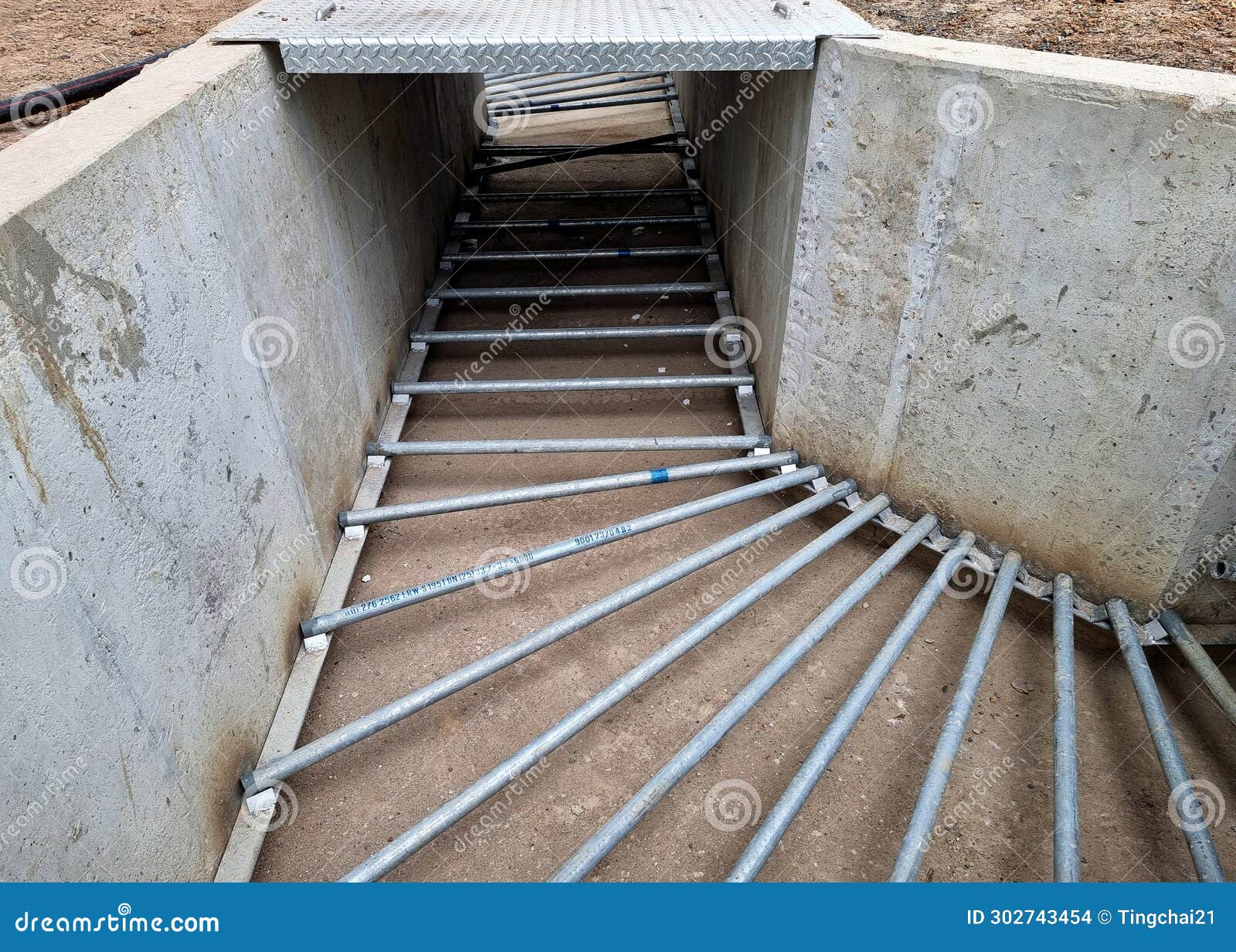 Switchyard Cable Trench Installation Stock Photo - Image of insulator ...