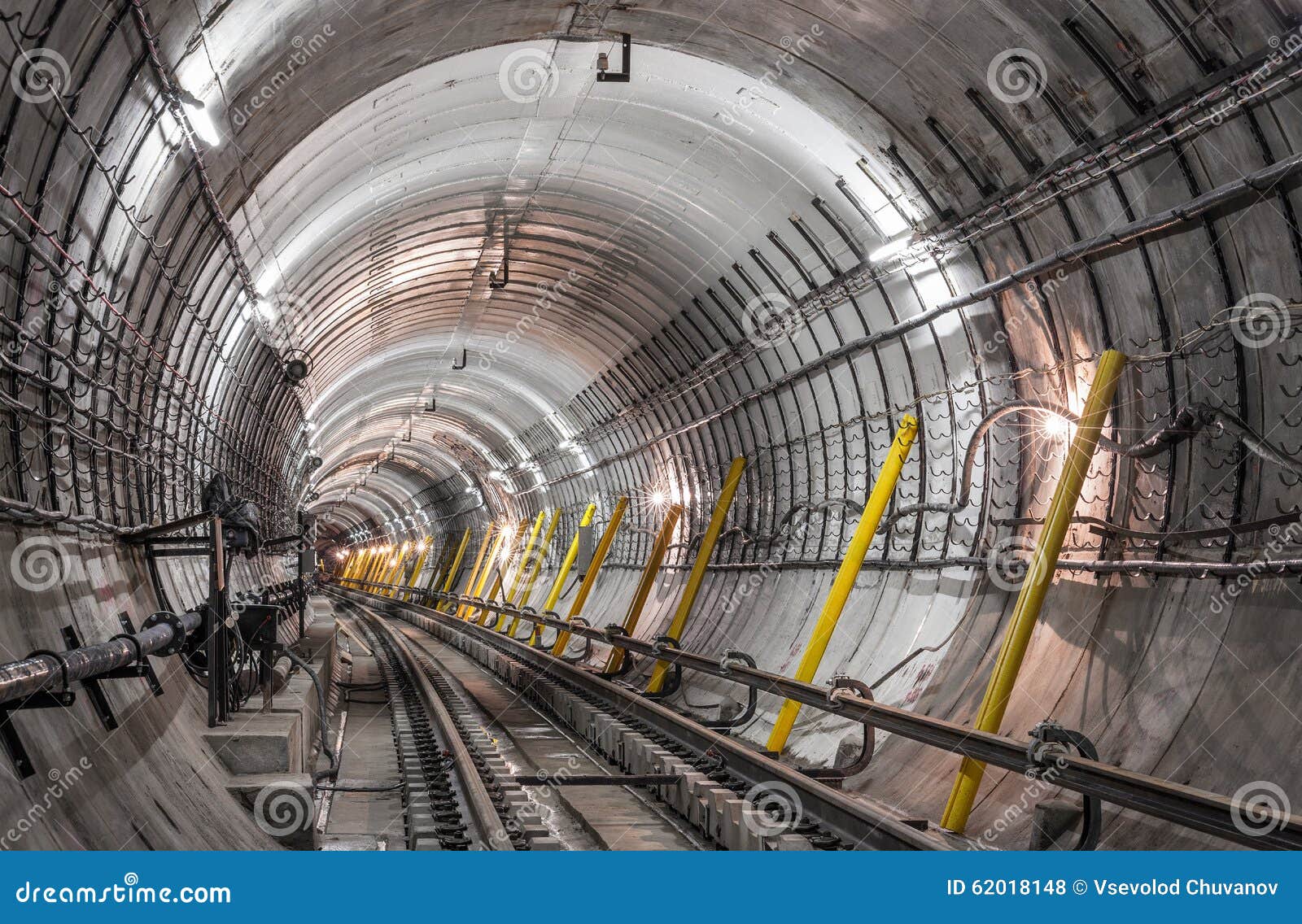 Construction of the subway stock photo. Image of railway - 62018148