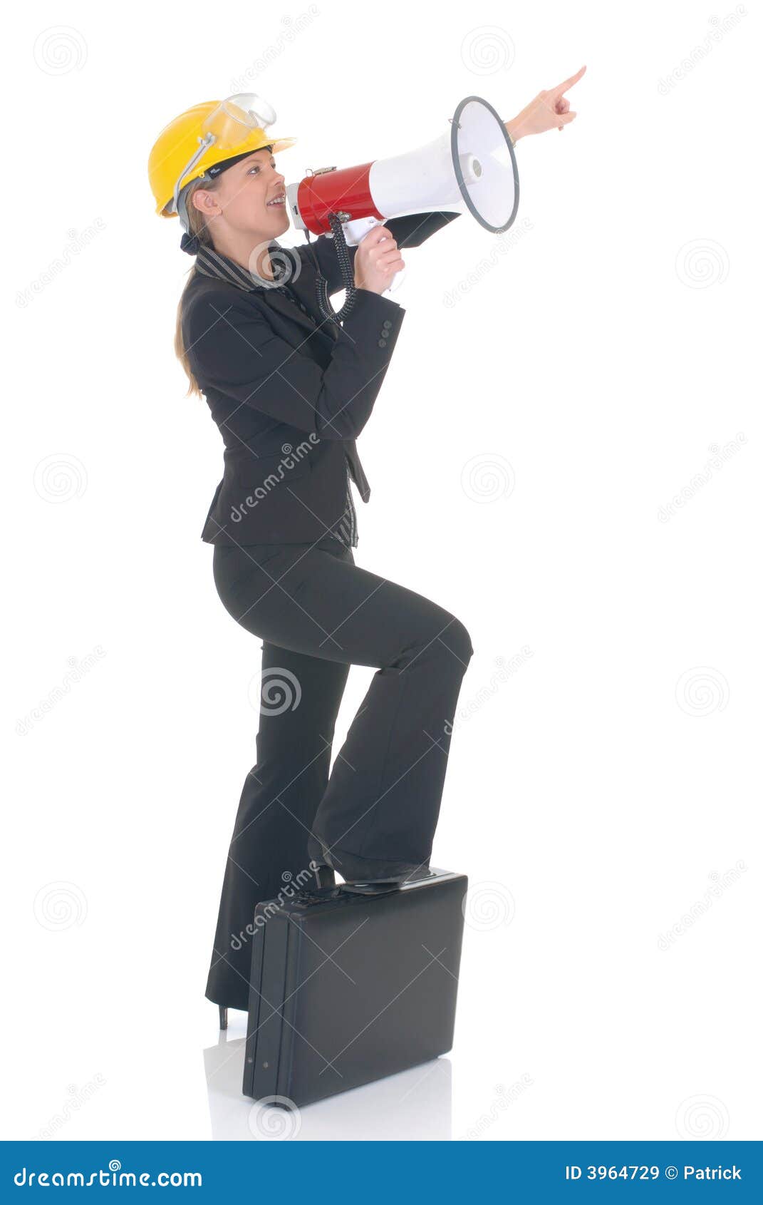 Construction Supervisor Woman Stock Image - Image of communication ...