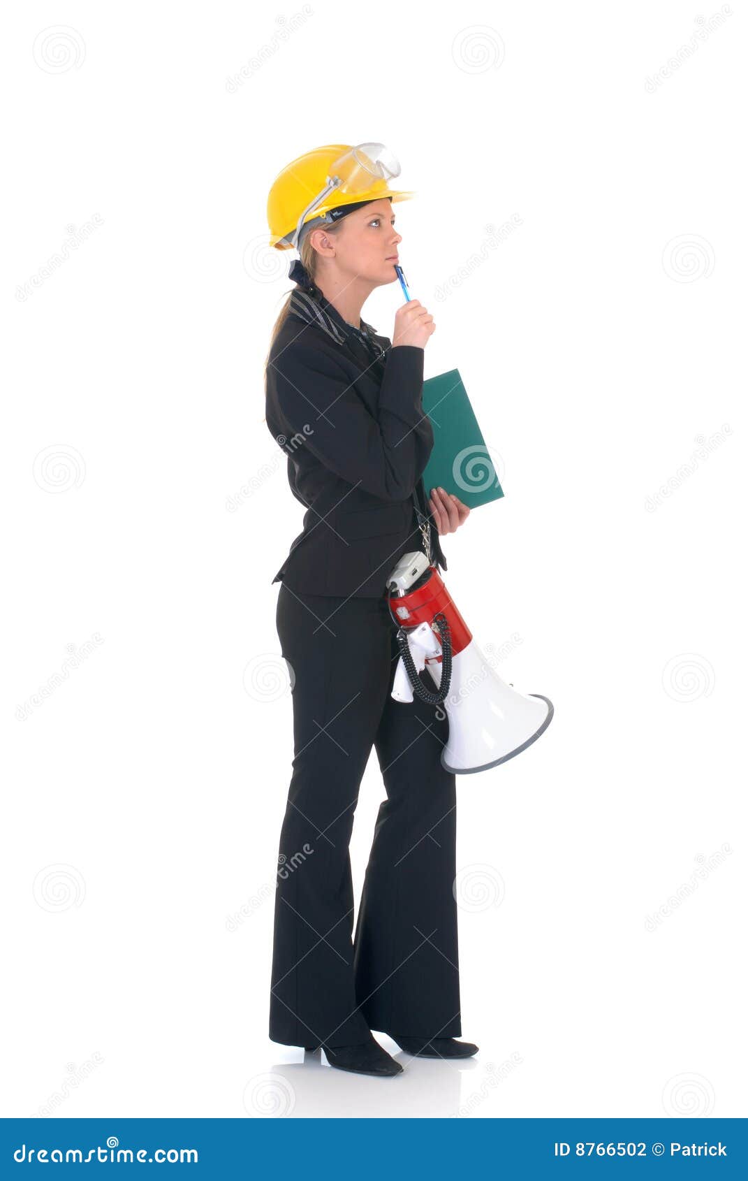 Construction Supervisor Woman Stock Photo - Image of feminine, boss ...