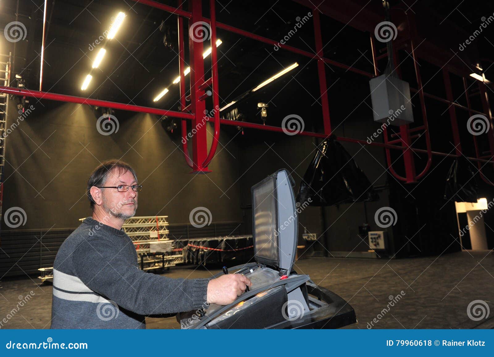 Construction with it Support Editorial Stock Photo - Image of collar ...