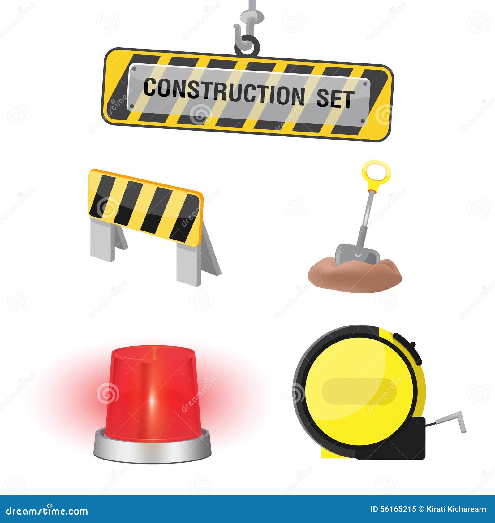 Construction Symbol Icon Object Set B Vector Stock Vector ...