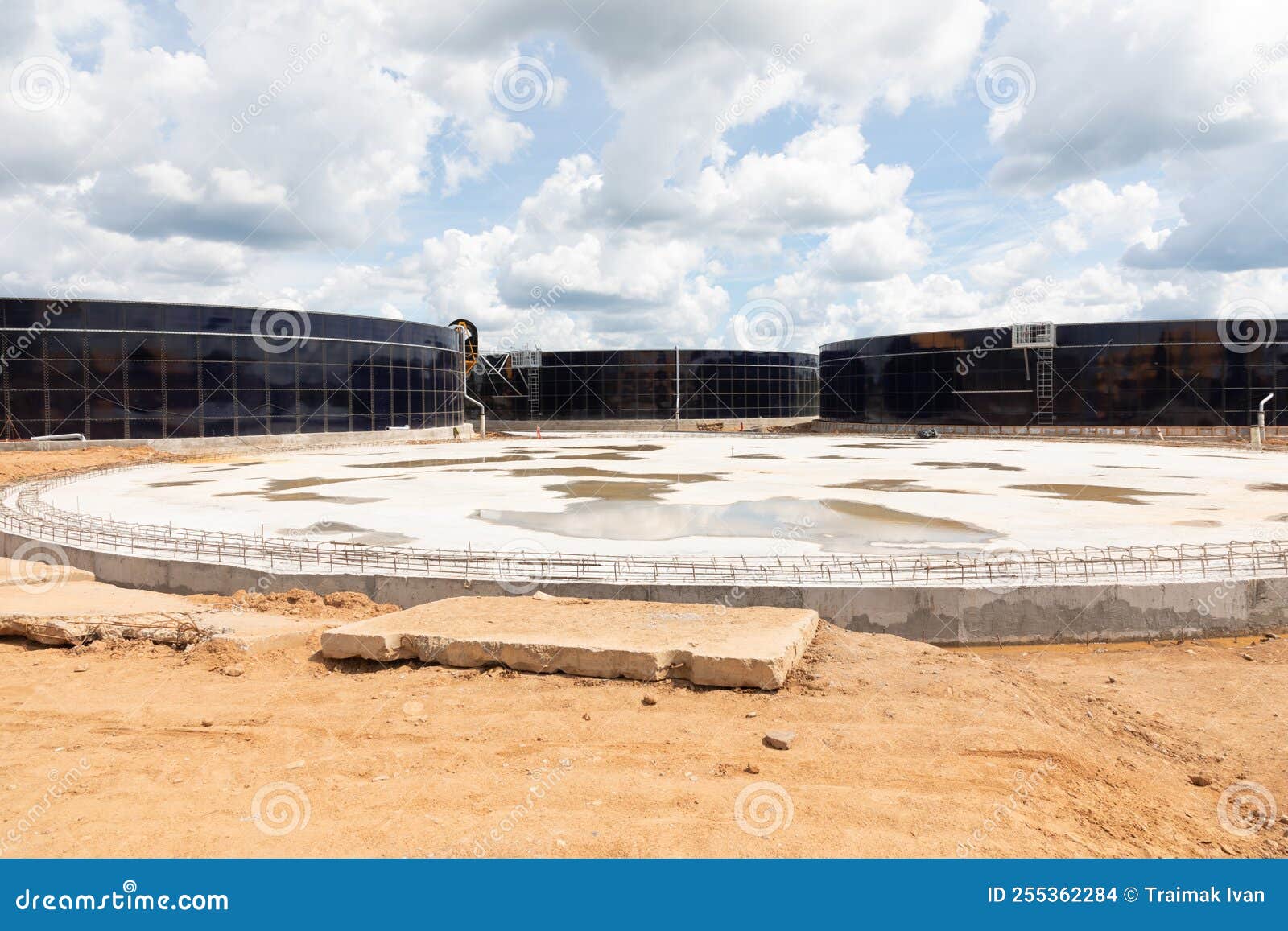 Construction of Tanks for Treatment Facilities and Manure Storage on a ...