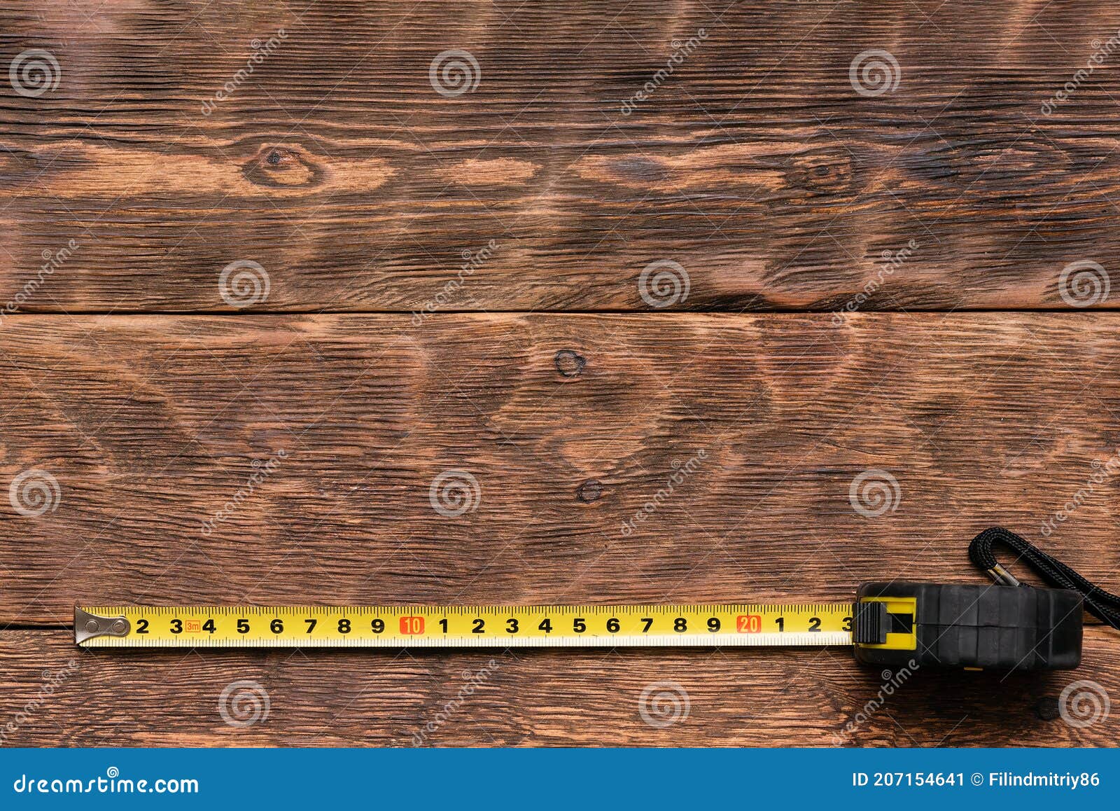 Construction meter tape stock image. Image of wood, bench - 207154641