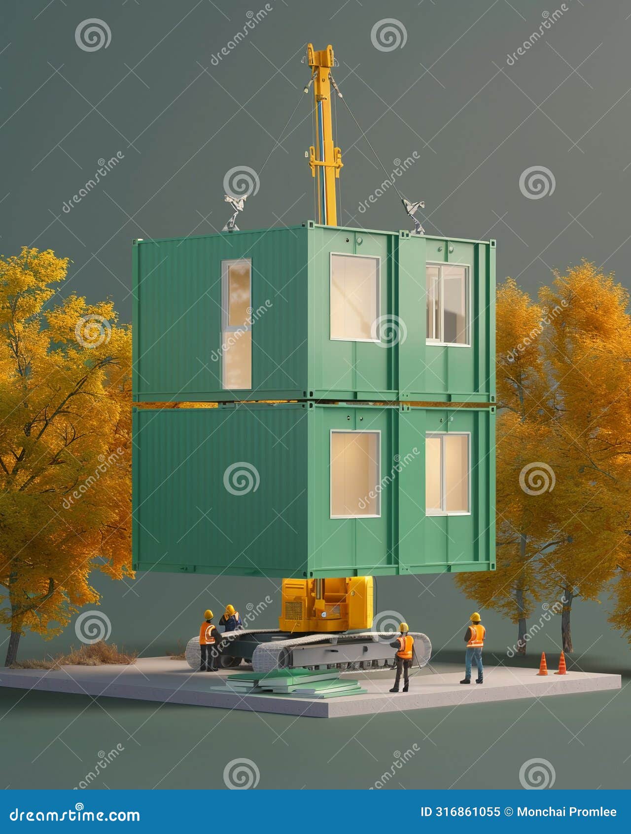 Construction Team Assembling Modular Units Based On Biomimicry ...