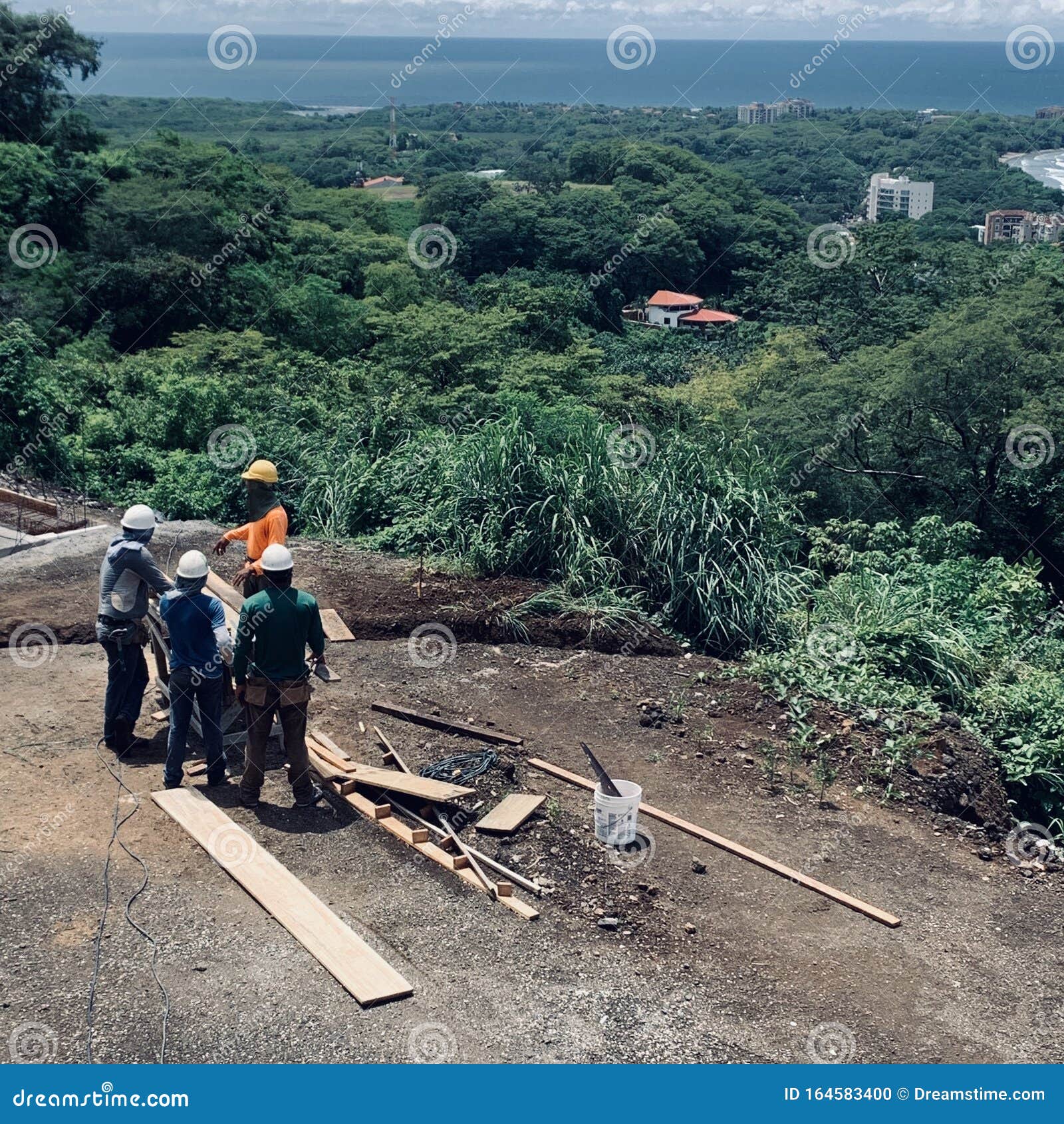 Construction Workers in a Meeting Editorial Image - Image of project ...